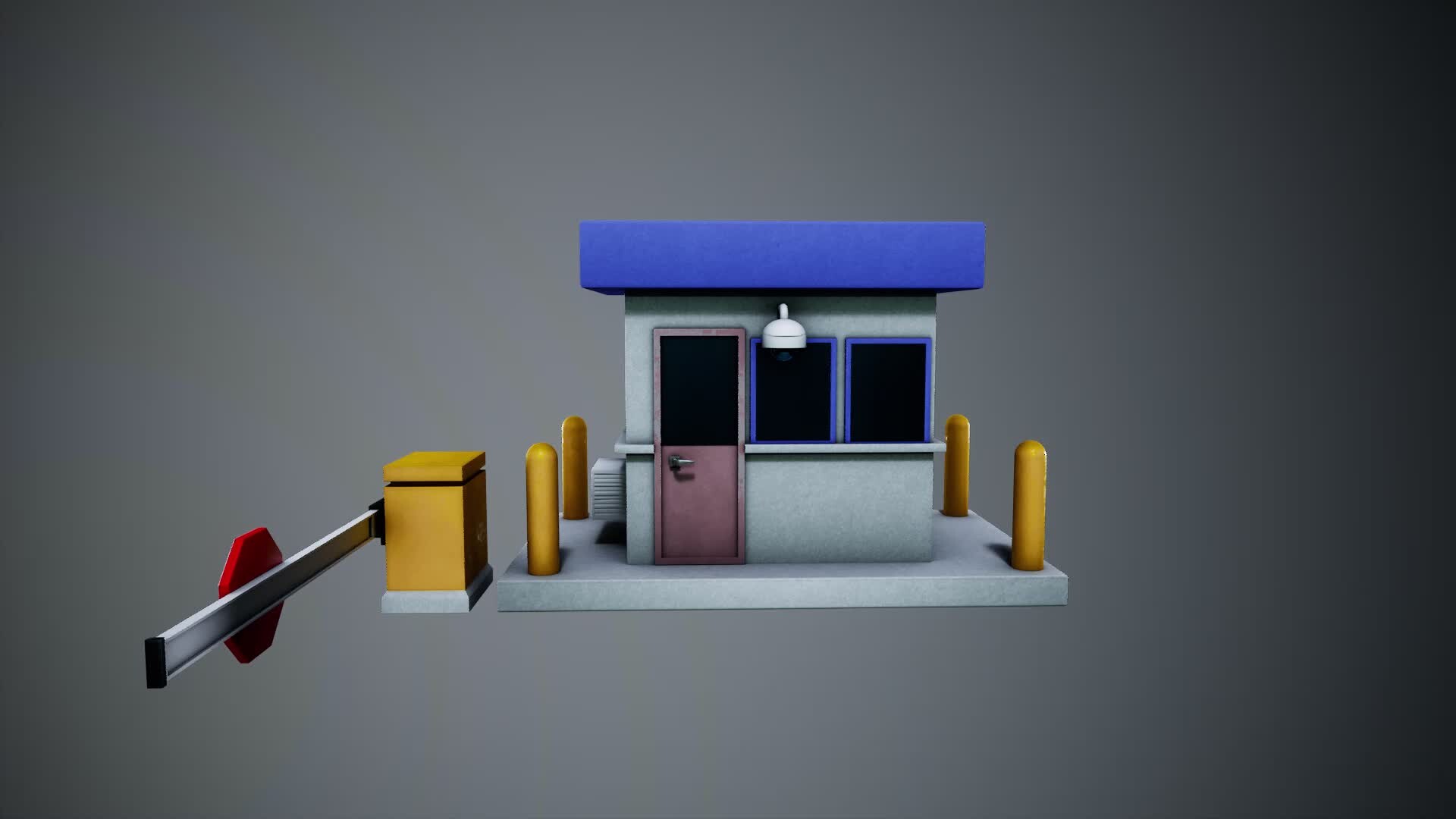 ArtStation - Security Booth