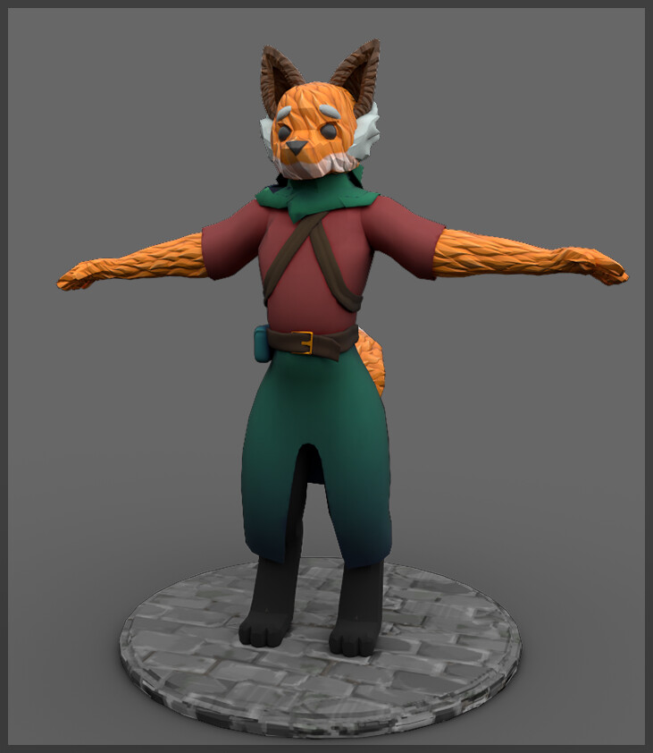 ArtStation - Caspian - Fox Player Model