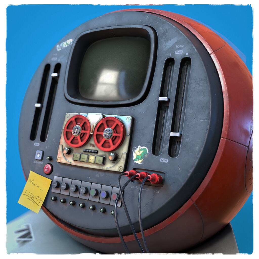ArtStation - Retro Computer