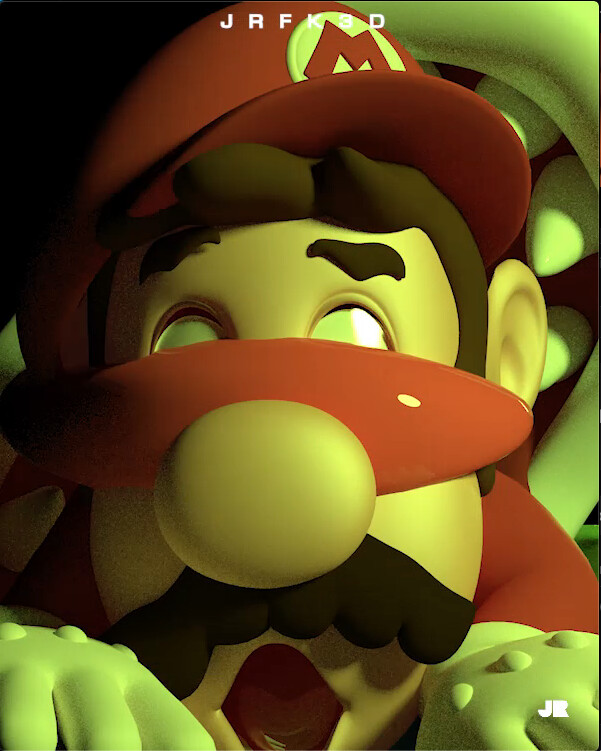 ArtStation - Mario Bros & Plant - 3D Animation