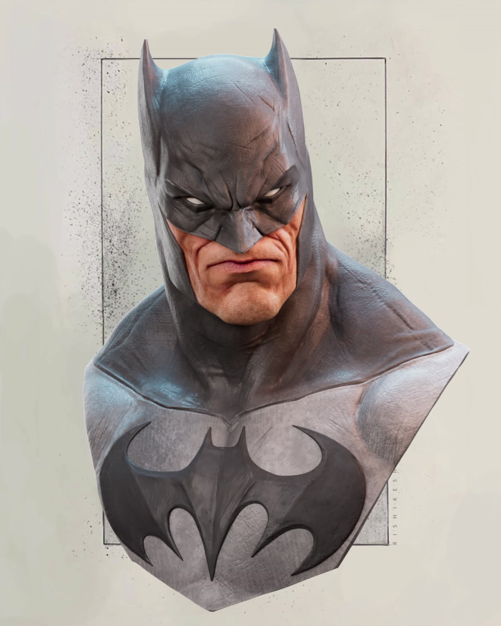 ArtStation - Weekend Sculpting Series :Batman Bust