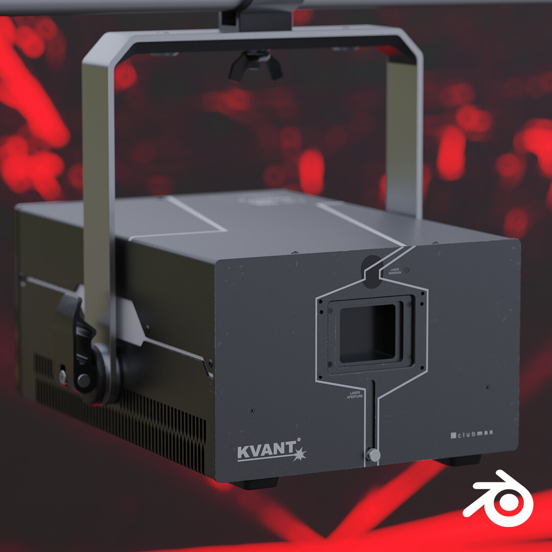ArtStation - Laser fixture KVANT ClubMAX 40 FB4