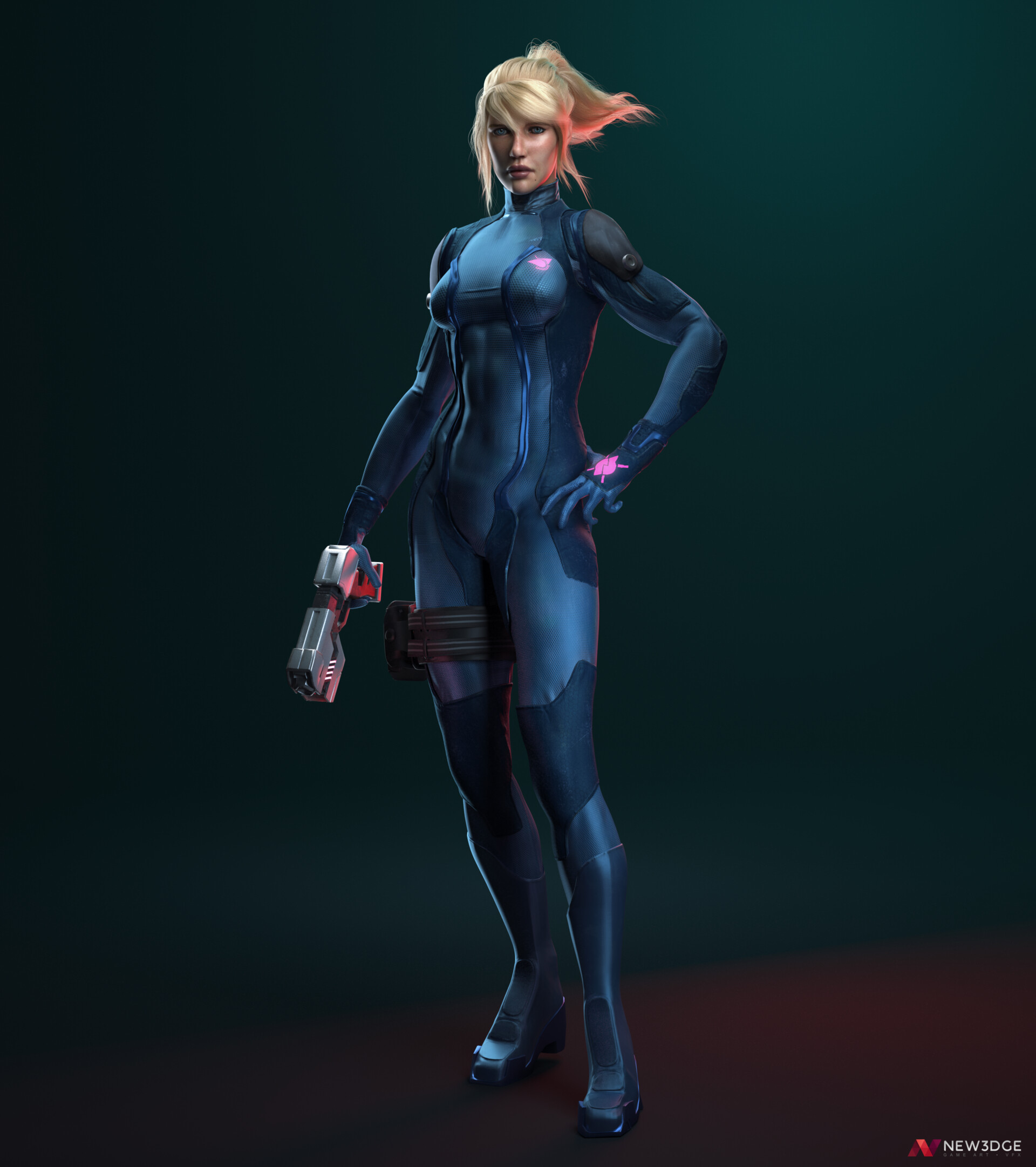 Artstation Zero Suit Samus Metroid