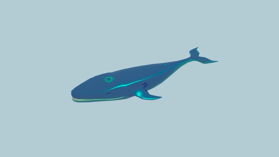 ArtStation - Custom Model, Whale