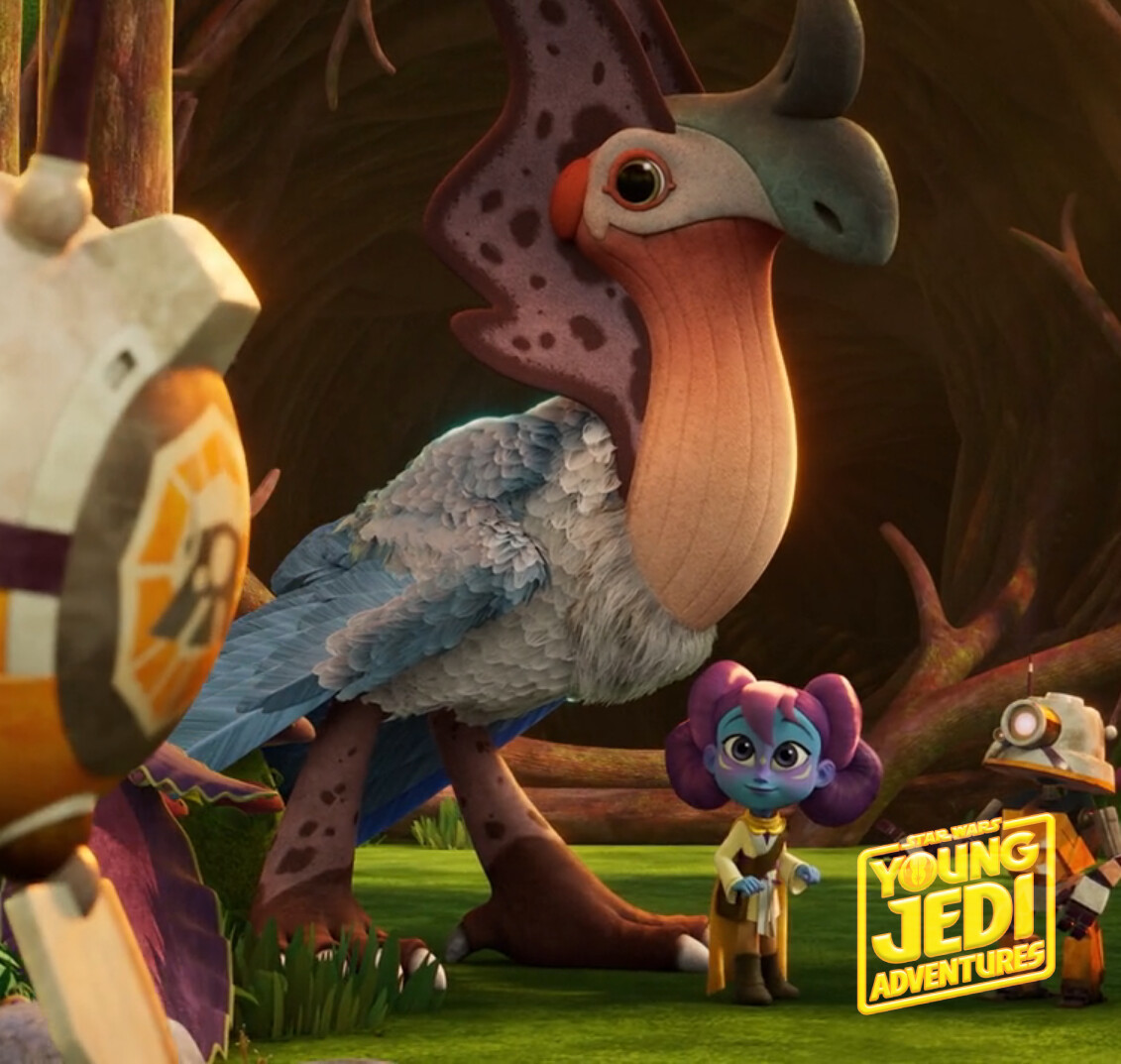 ArtStation - Burrowberry Bird - Star Wars Young Jedi Adventures