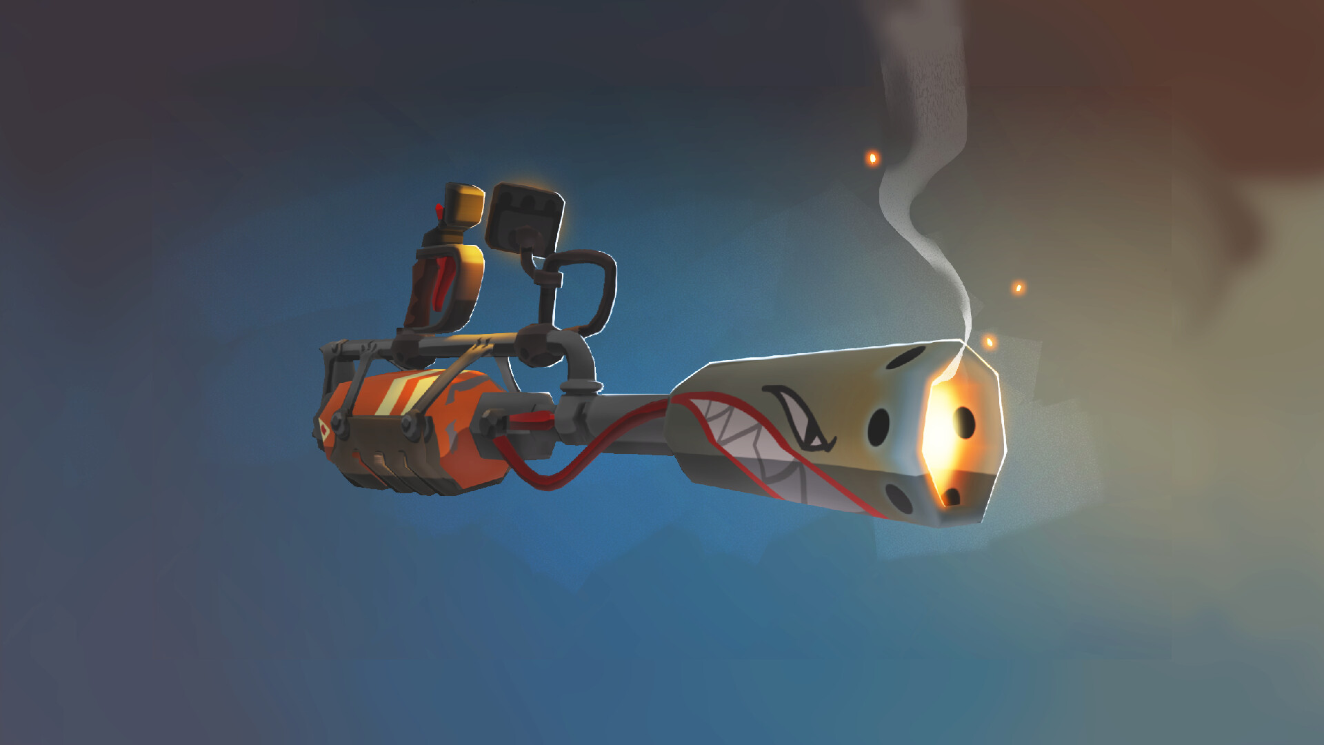 ArtStation - Stylized Flamethrower - 3D