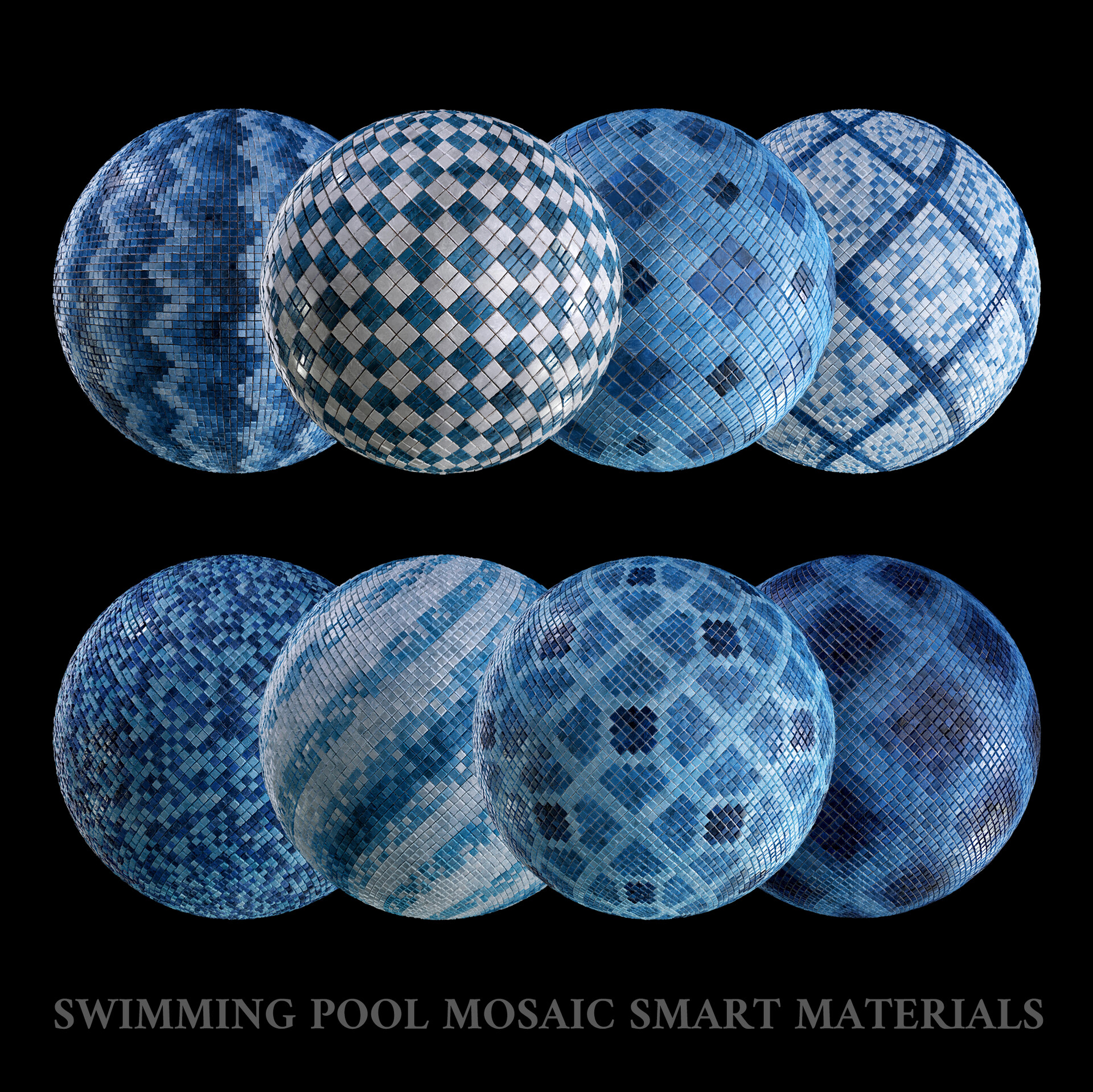 ArtStation - SWIMMING POOL MOSAIC SMART MATERIALS