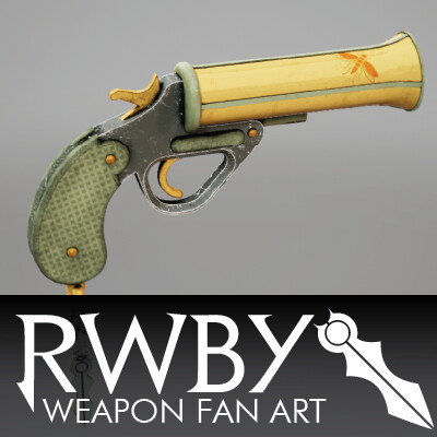 ArtStation - Firefly - RWBY Weapon Fan Art