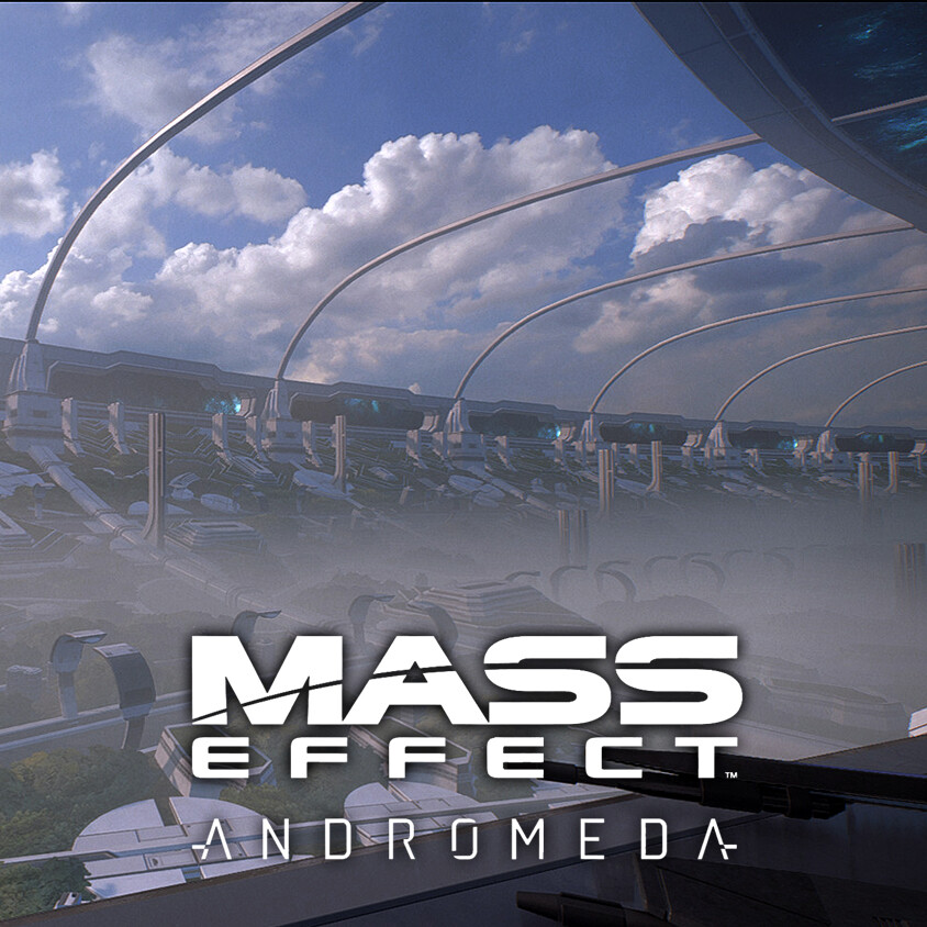 ArtStation - Mass Effect Andromeda Nexus Vista
