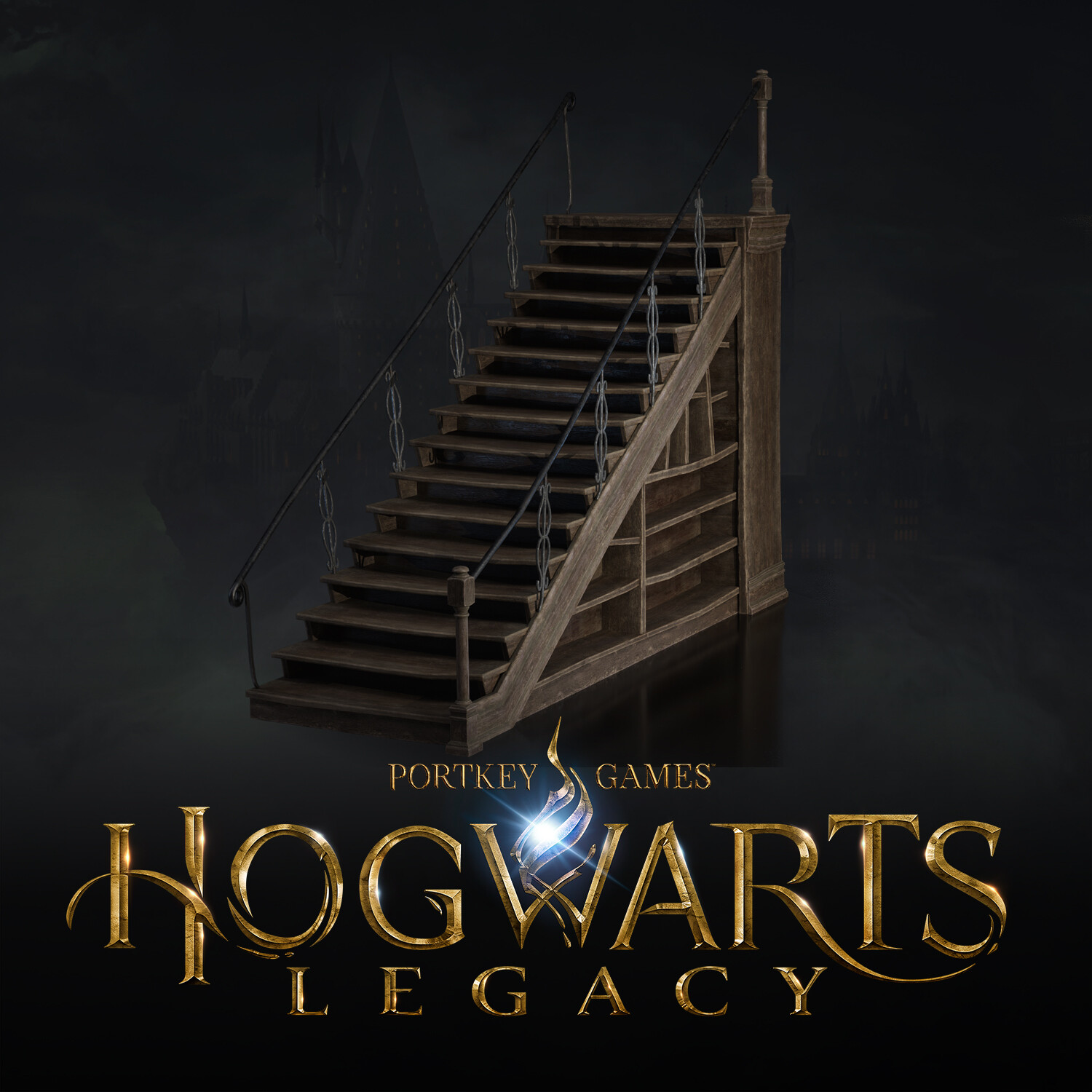 ArtStation - Hogwarts Legacy - Tomes and Scrolls Magic Stairs