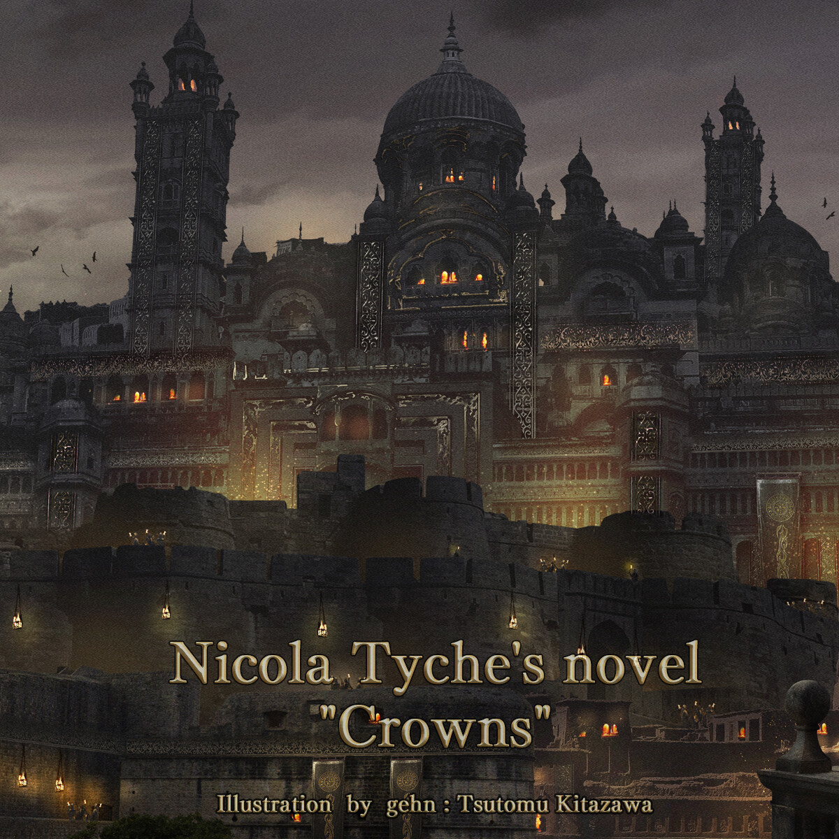 ArtStation - Nicola Tyche's novel ”Crowns”CoverArt