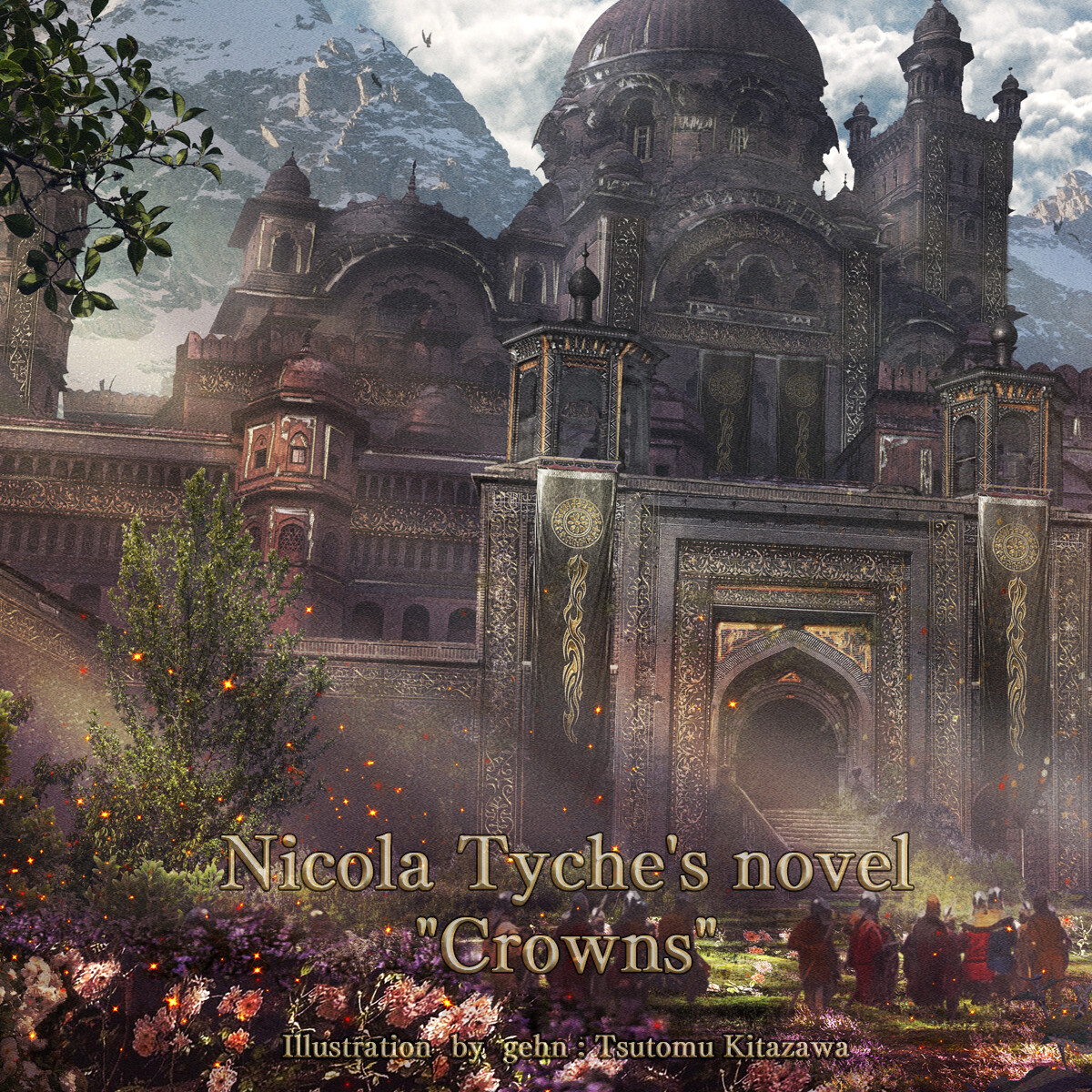 ArtStation - Nicola Tyche's novel ”Crowns”CoverArt