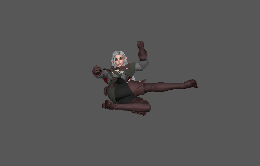 ArtStation - Fighting animation