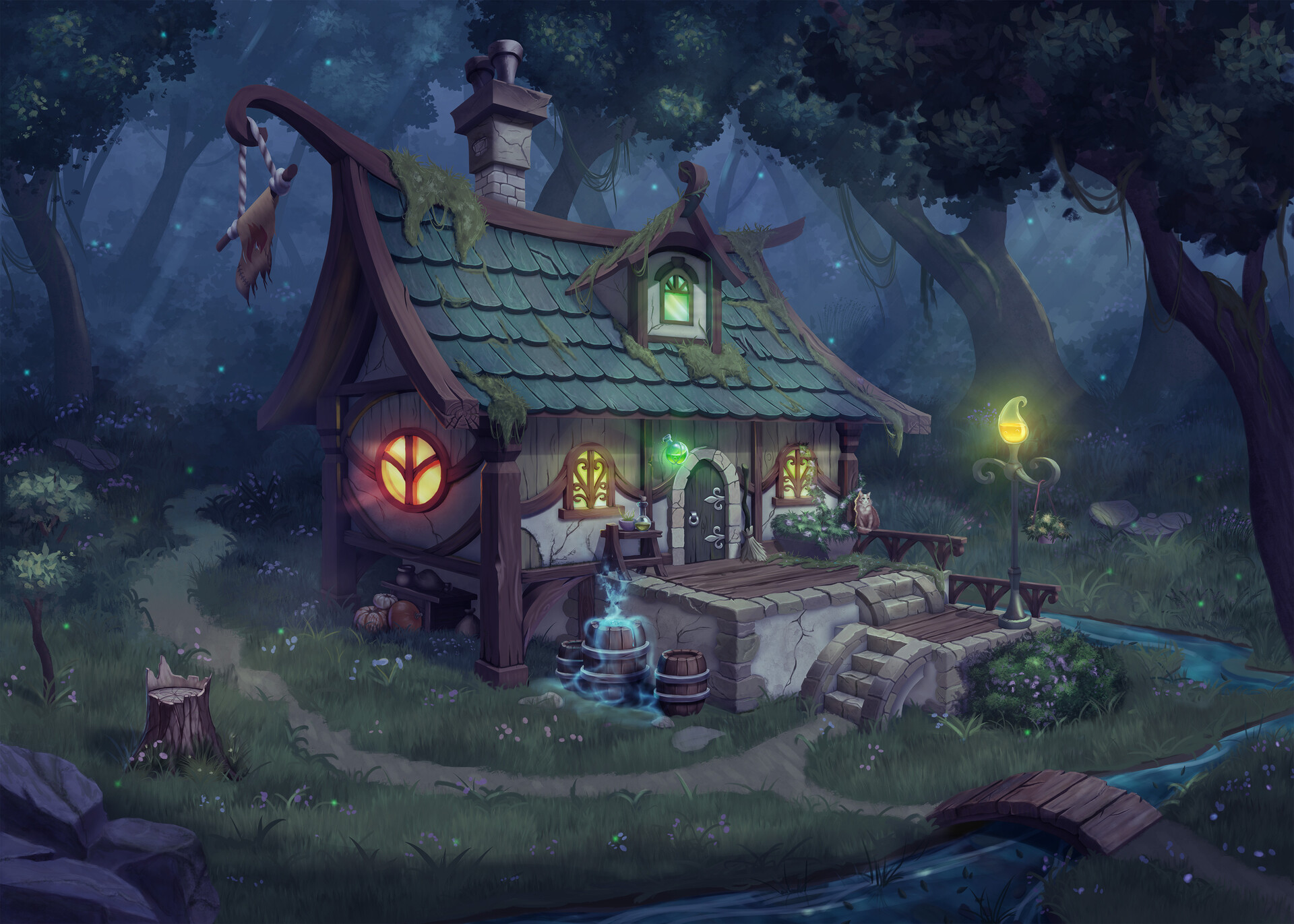 ArtStation - Witch's house