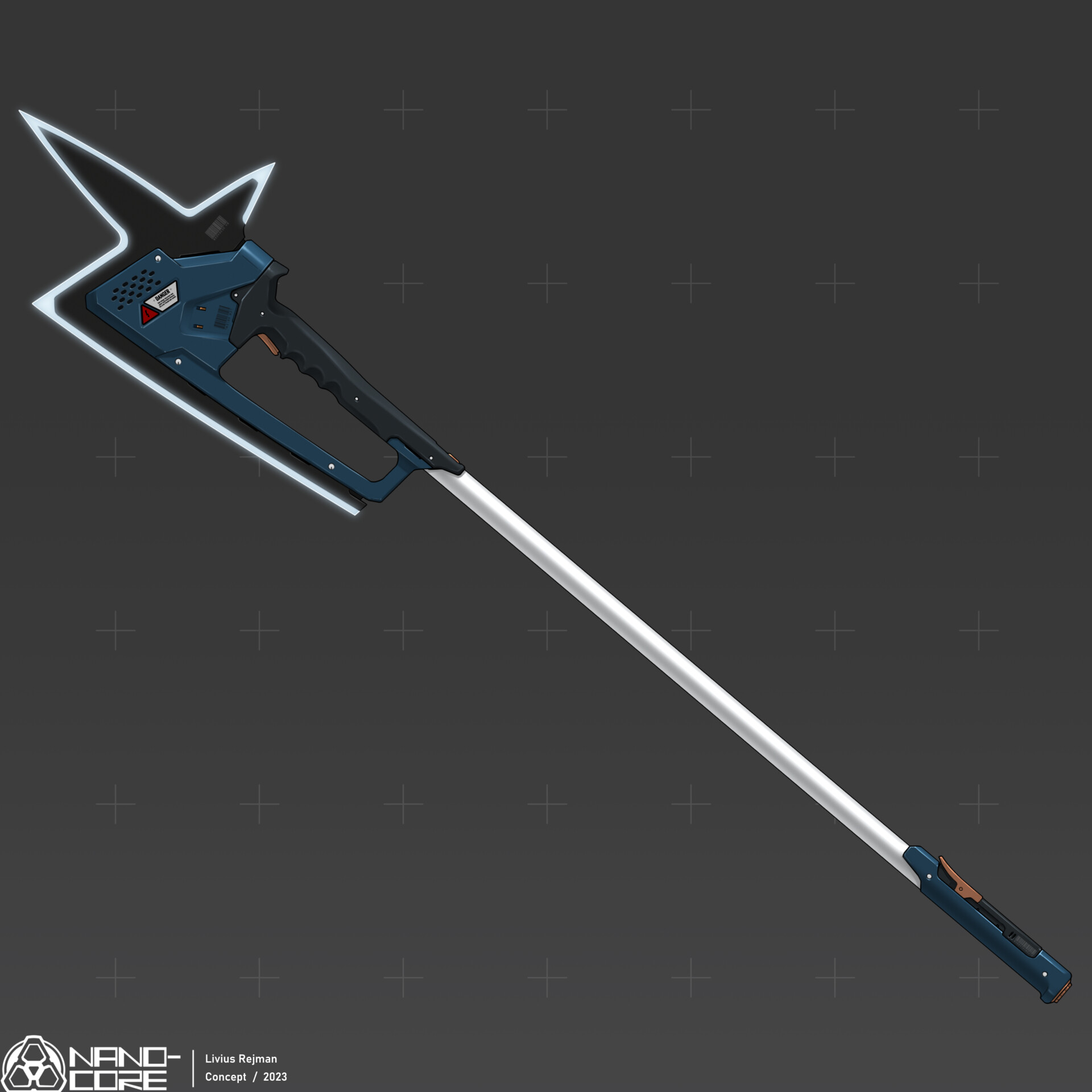 ArtStation - Sci Fi Halberd