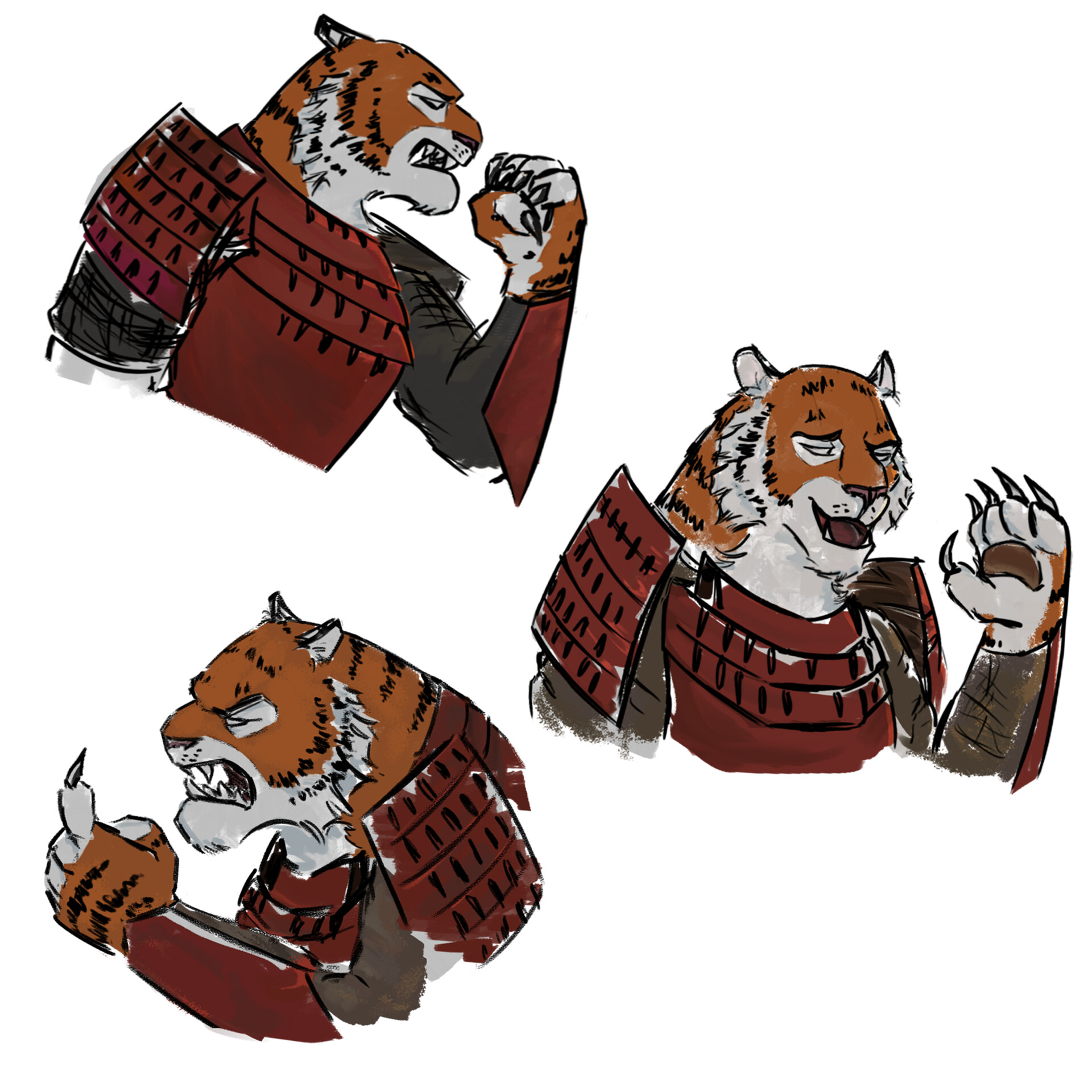 ArtStation - Samurai Tiger