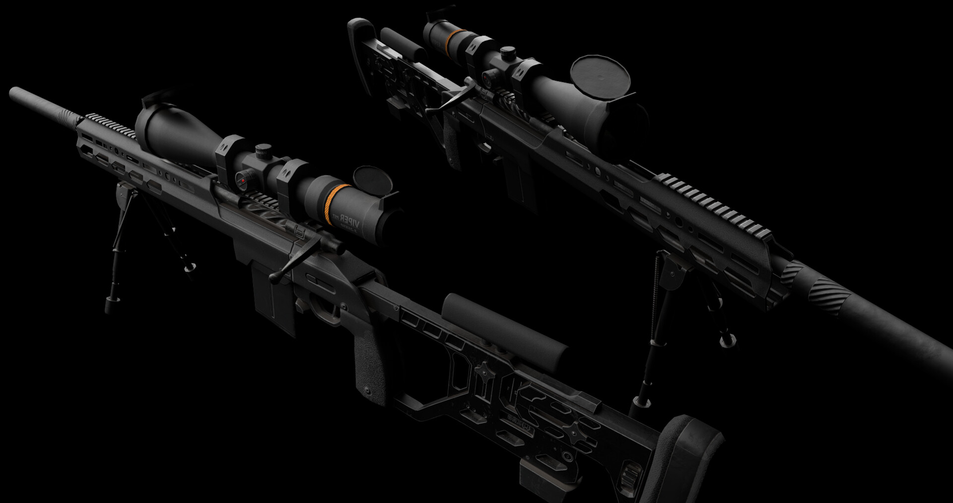 ArtStation - Bolt Action Sniper Rifle Game prop