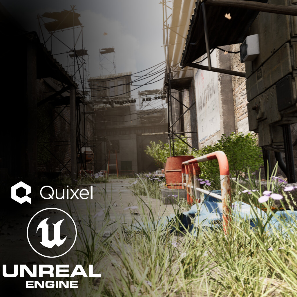 ArtStation - Abandoned Alleyway (Unreal 5.1)