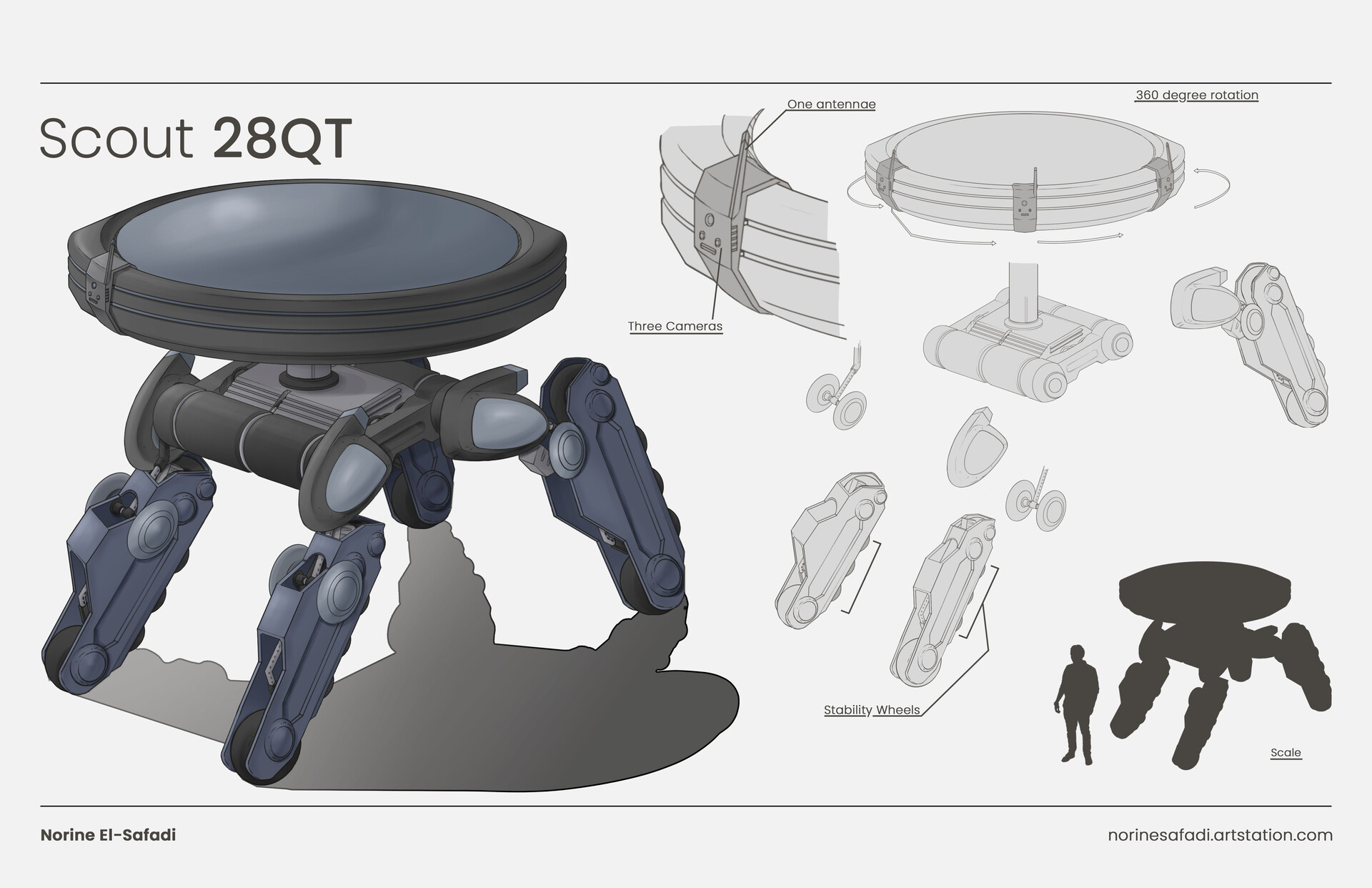ArtStation - Scout Mech