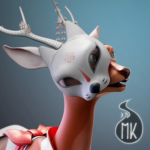 ArtStation - Kimono Deer - Creature Design | Sculpting | Shading
