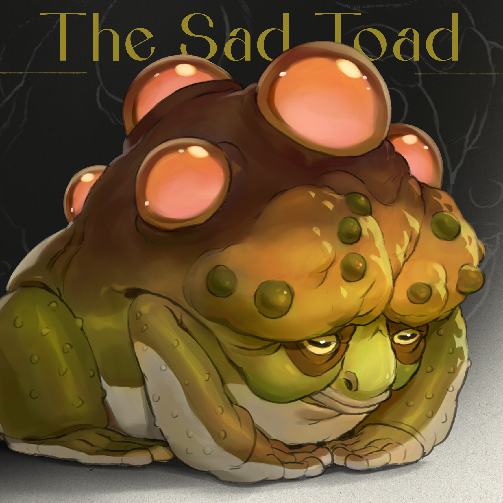ArtStation - The Sad Toad - Creature Concept 🦎