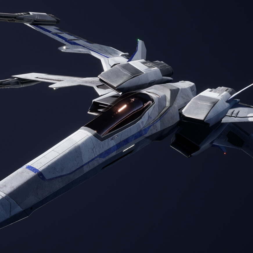 ArtStation - Custom X-Wing Star Fighter