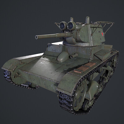 ArtStation - t26 mod 1938 soviet light tank