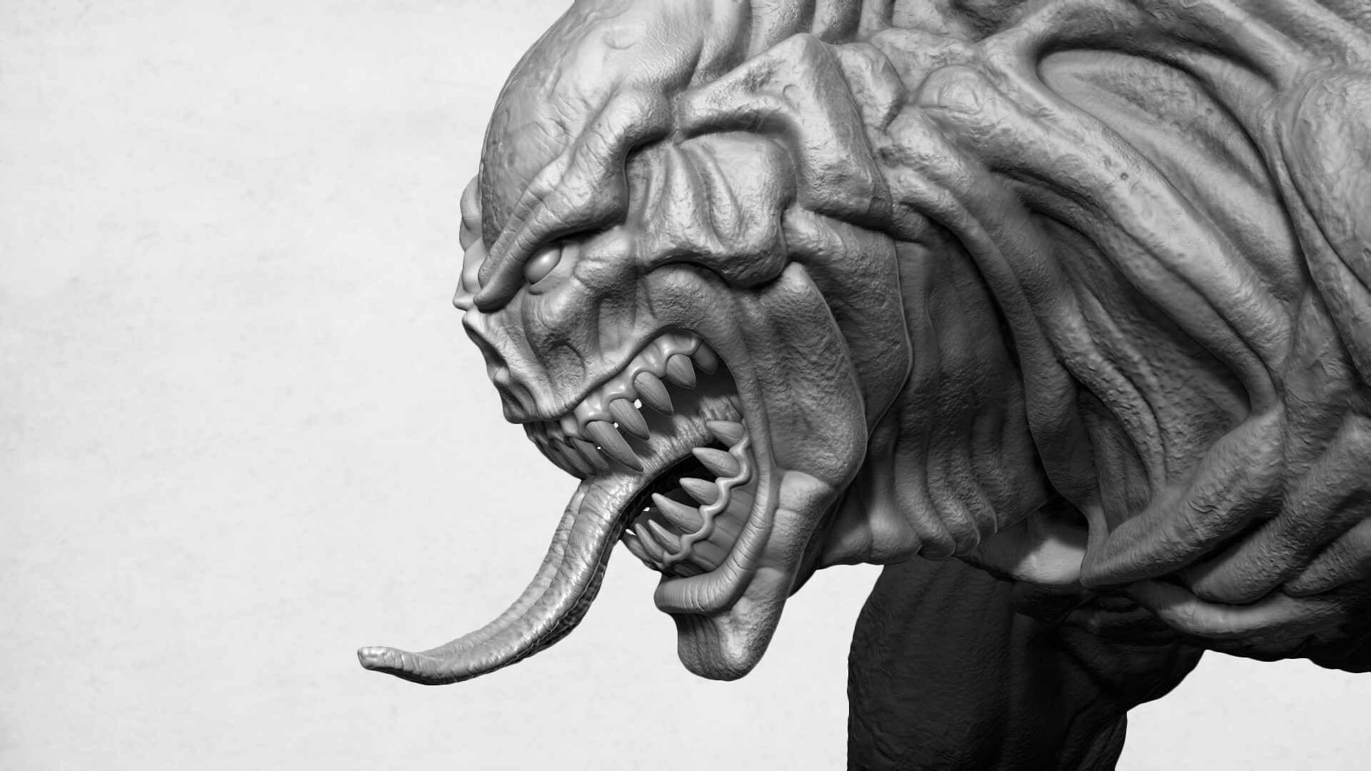 ArtStation - Seth'tonath - Creature sculpt