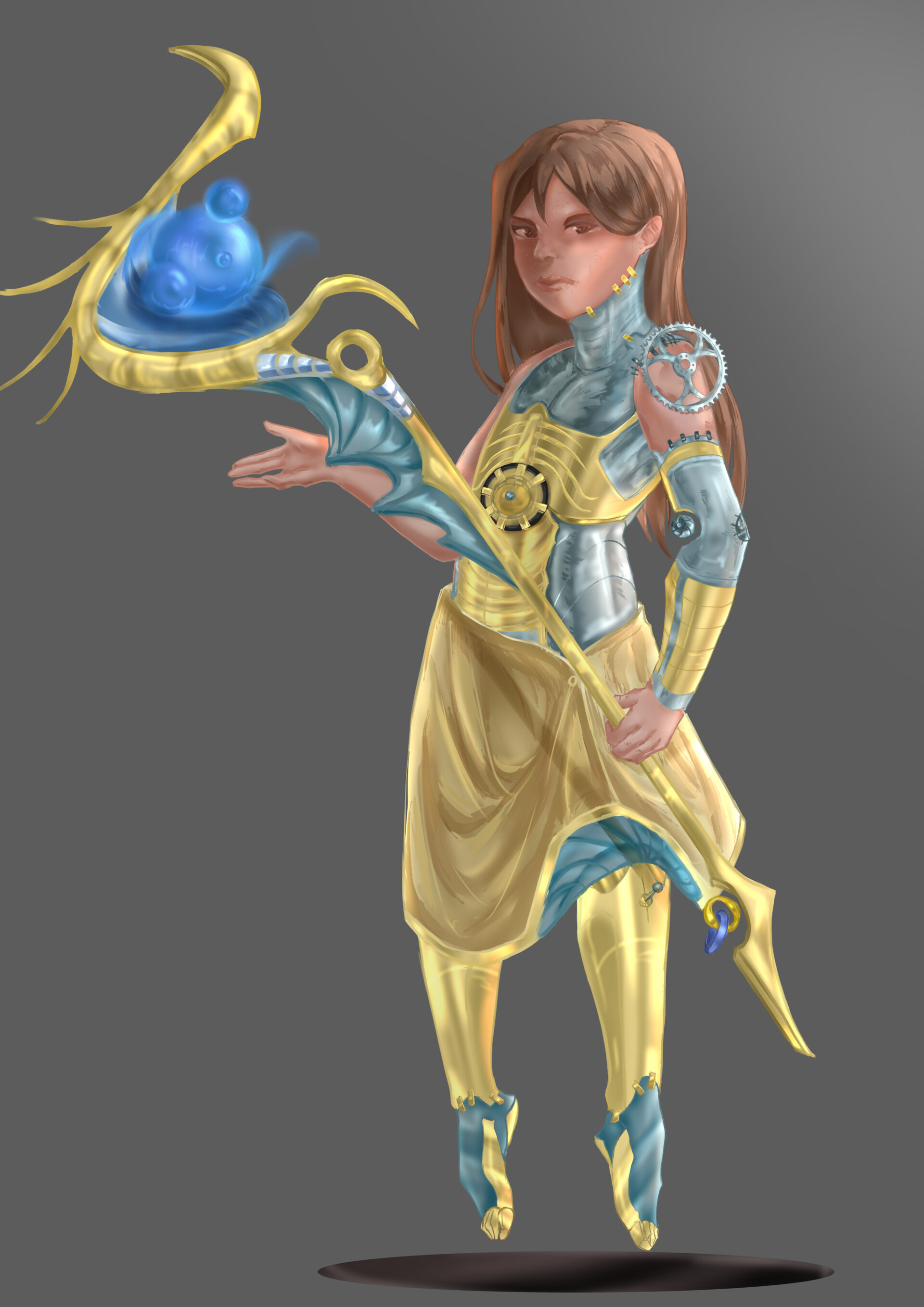 ArtStation - 2D Character Design - A.I. Wizard