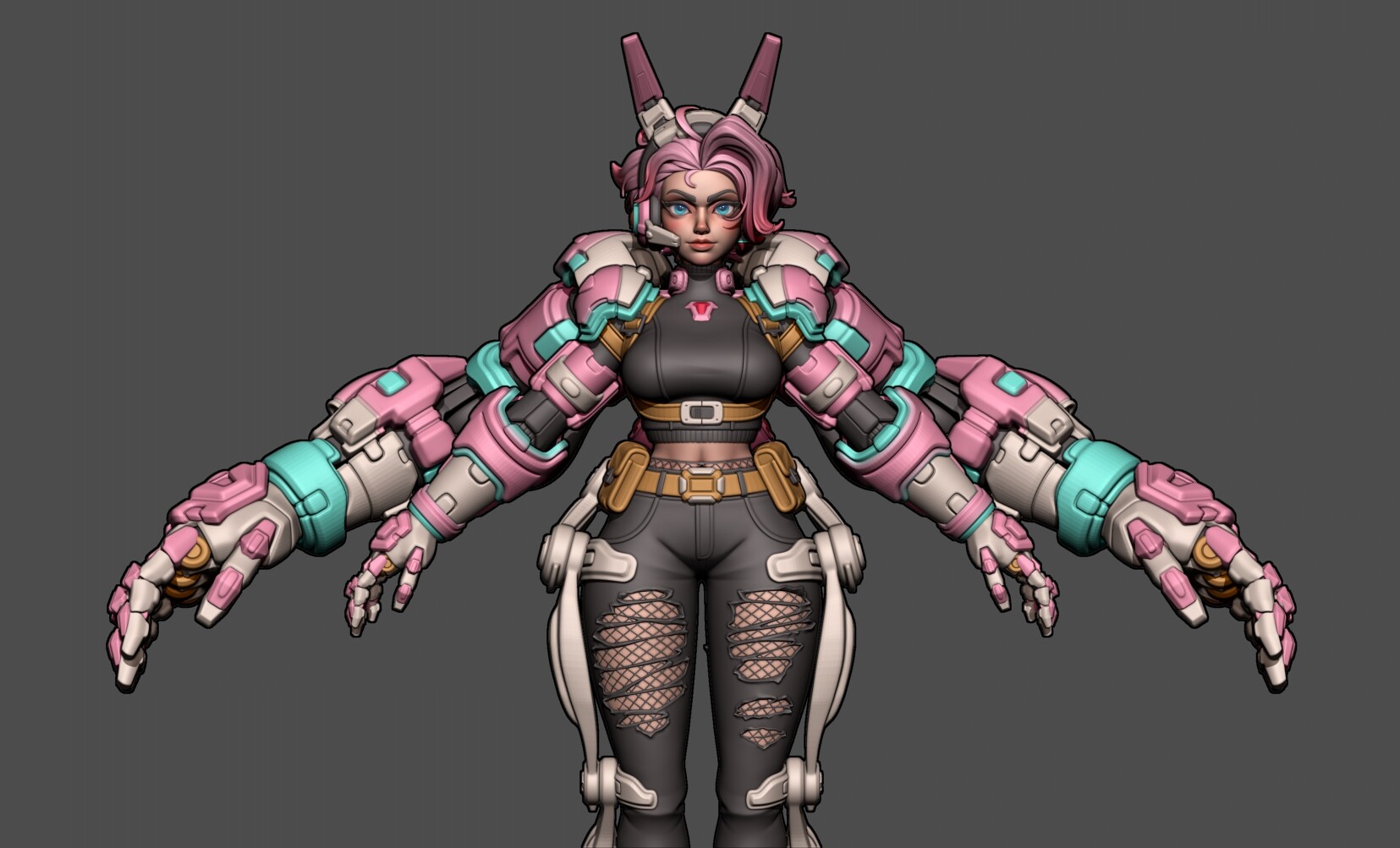 ArtStation - Mechanized Stylization stage wip
