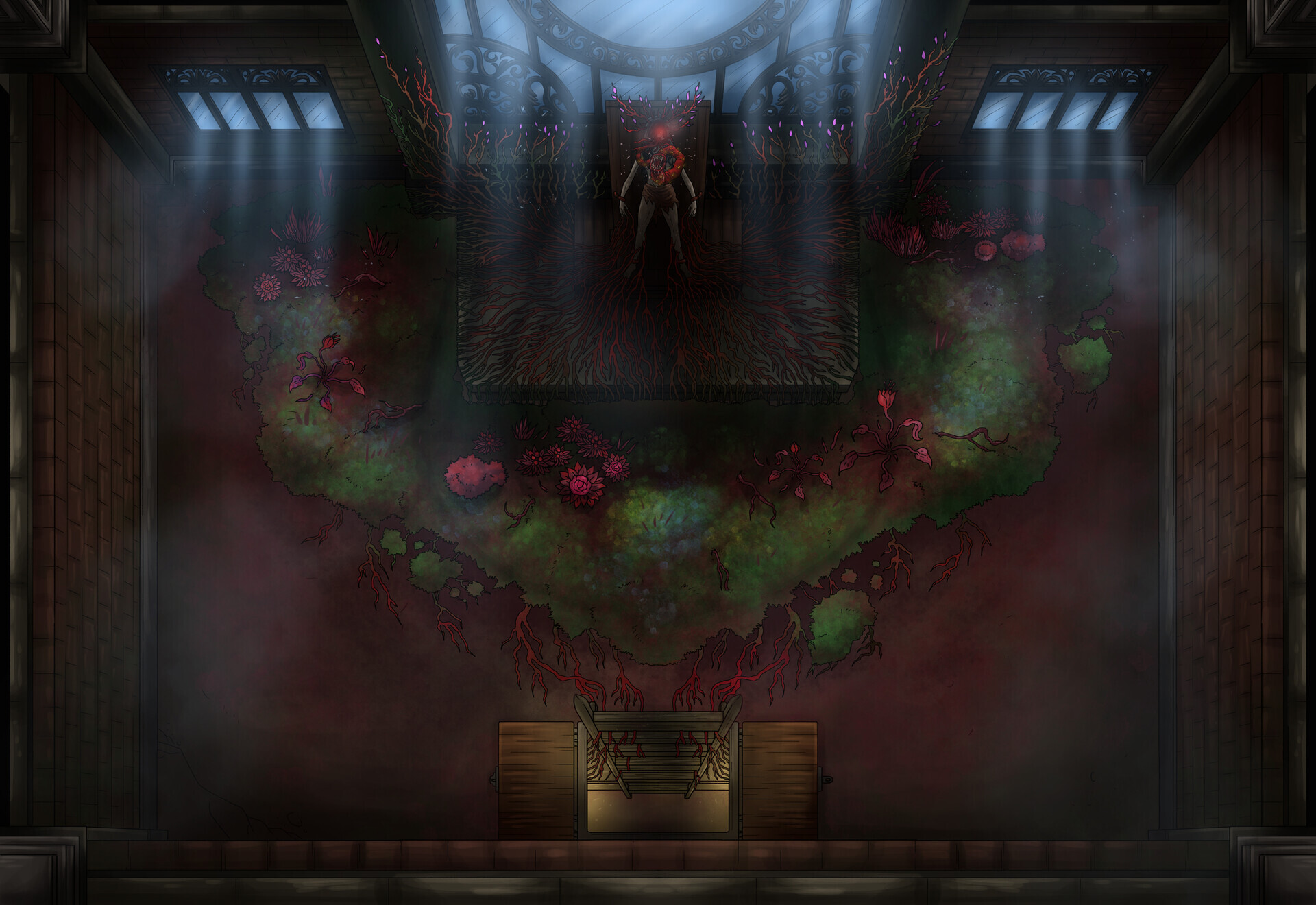 ArtStation - Dr. Pendergrass' Garden of Evil (2nd Floor - Attic)