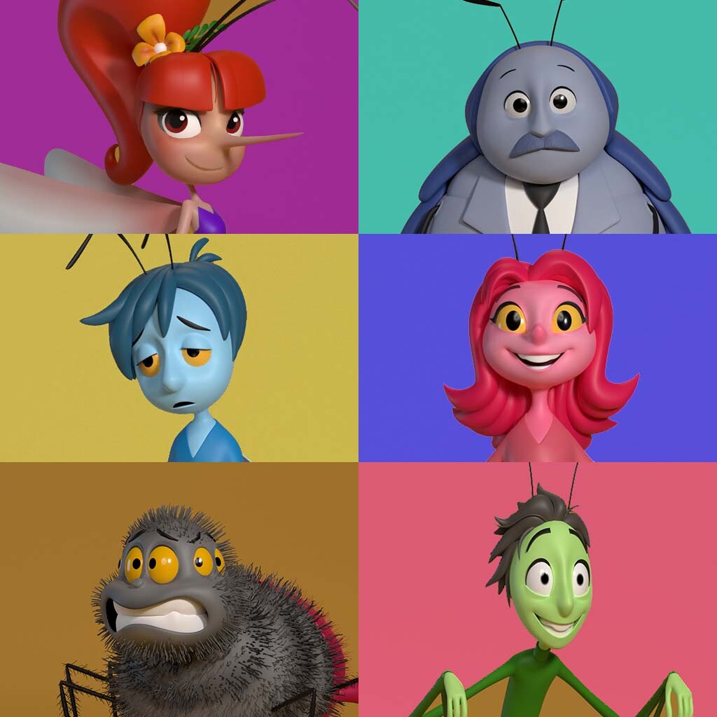 ArtStation - Concept Sculpt for Bug Therapy Short