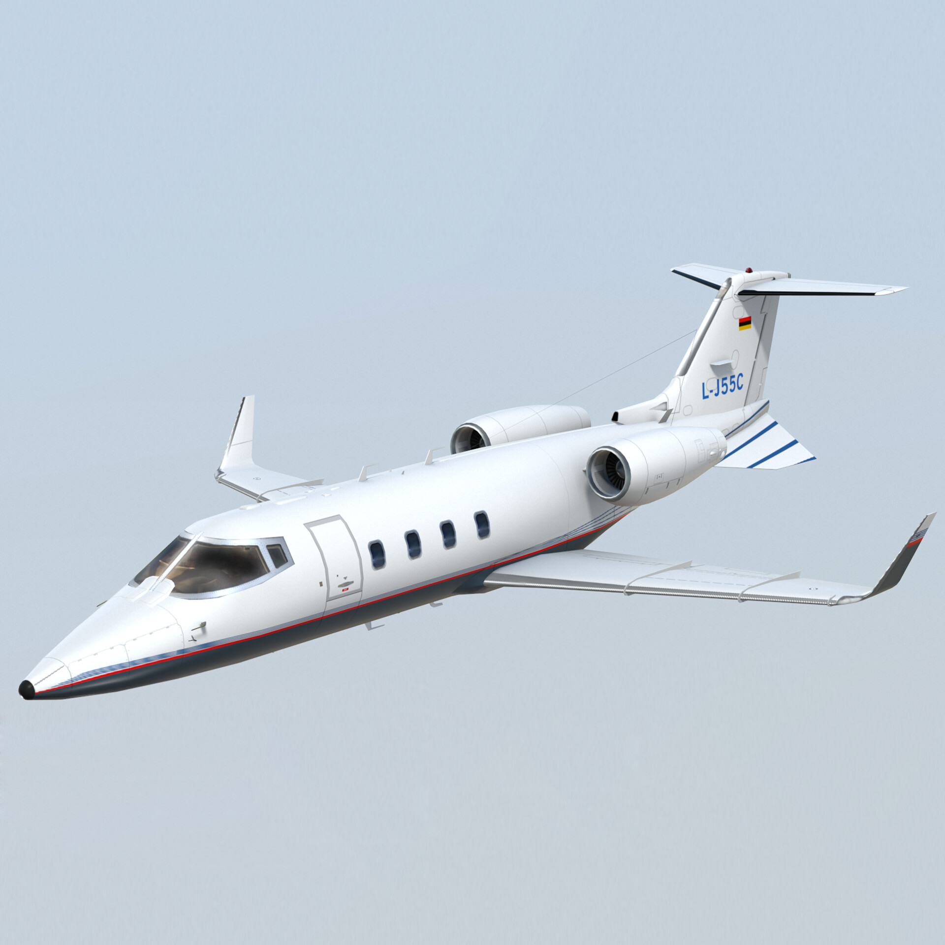ArtStation - Learjet 55