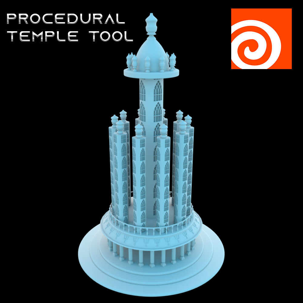 ArtStation - Procedural Temple Tool