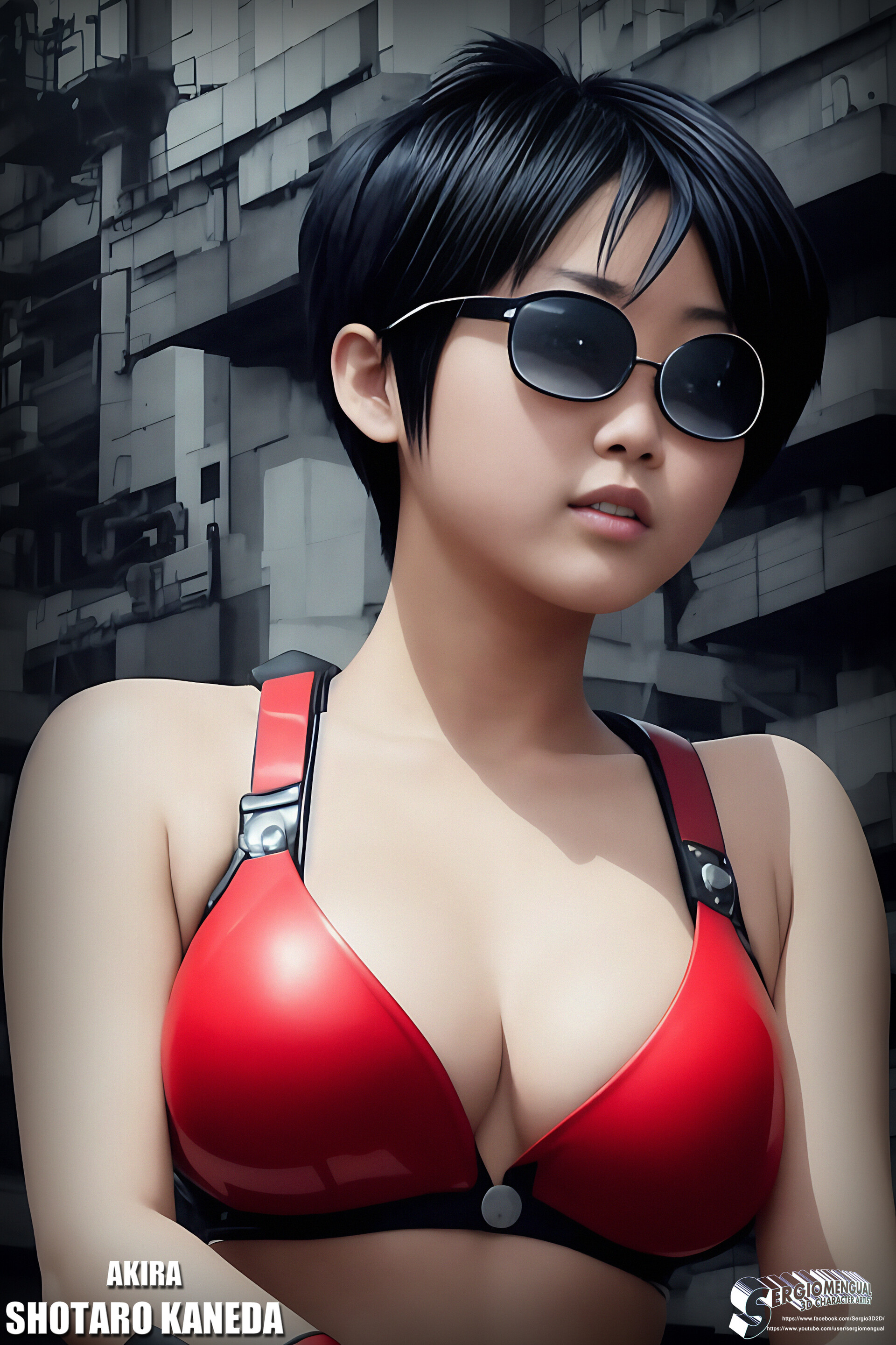 ArtStation - Shotaro Kaneda Gang Girl
