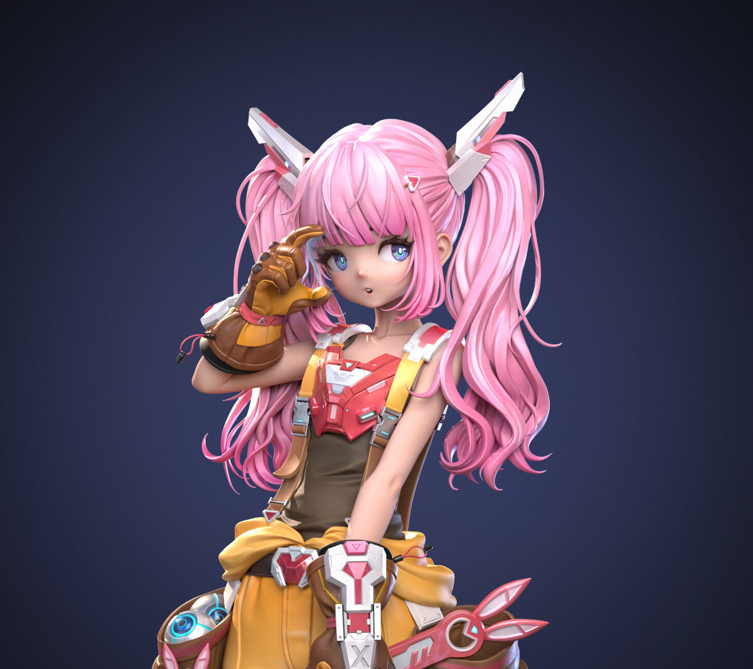 Wingfox workshop - 【AI Translation】二次元美型角色《雙馬尾少女》案例製作流程教學