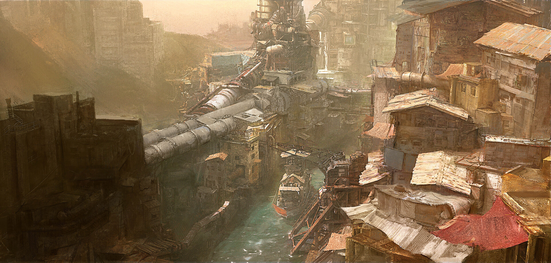 ArtStation - wasteland city