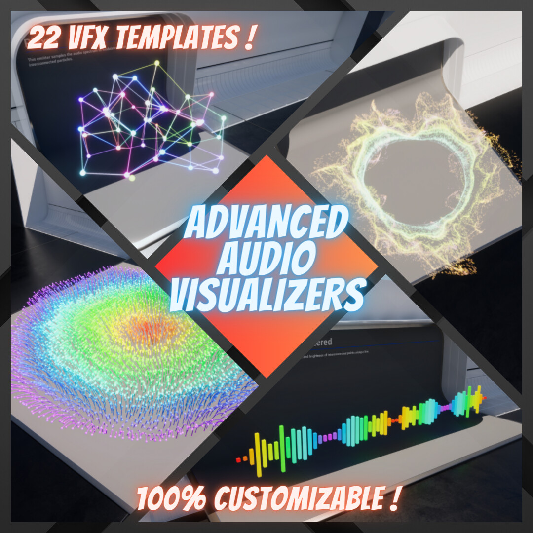 ArtStation - Advanced Audio Visualizers pack (UE Marketplace)