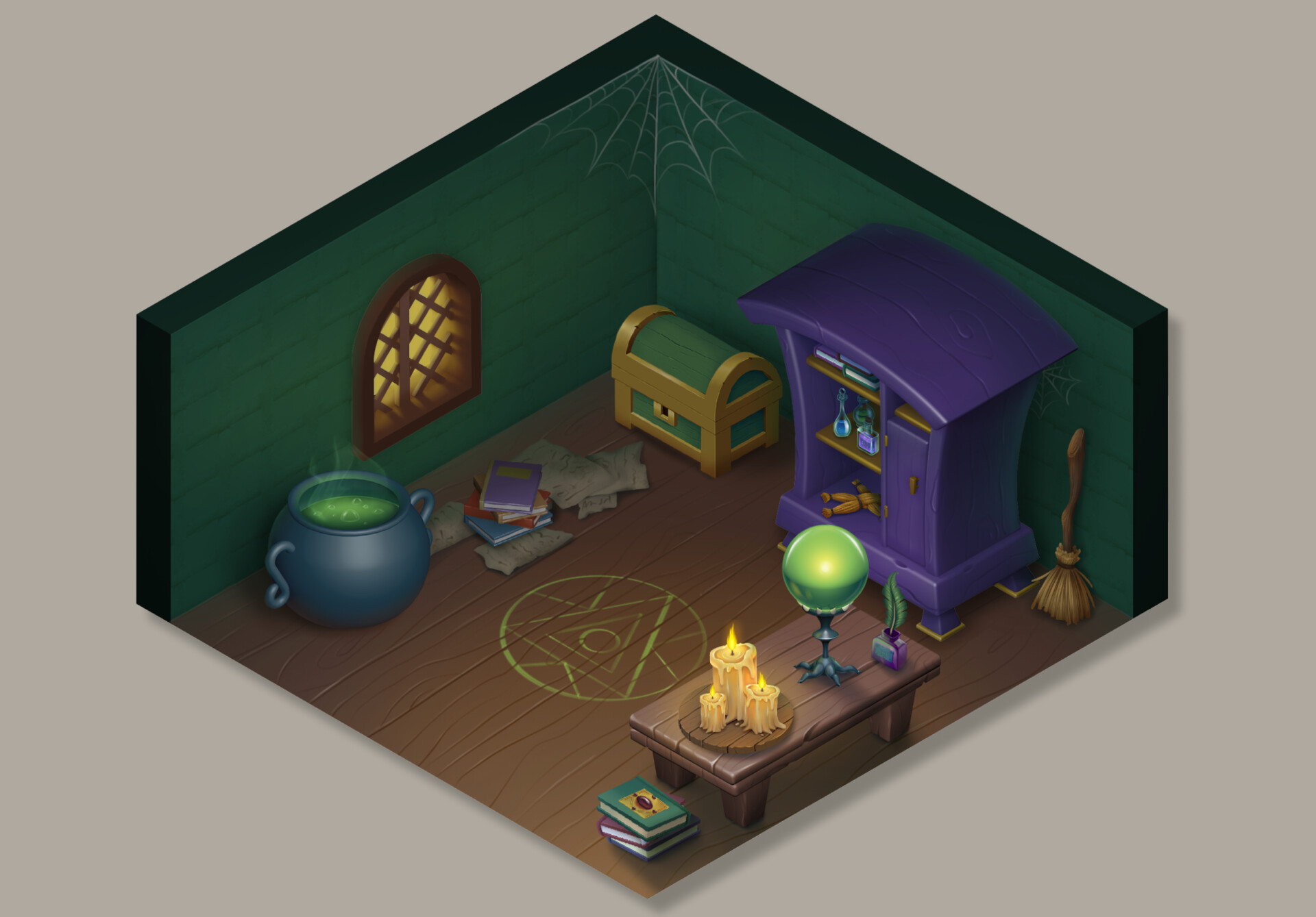 ArtStation - Witch room