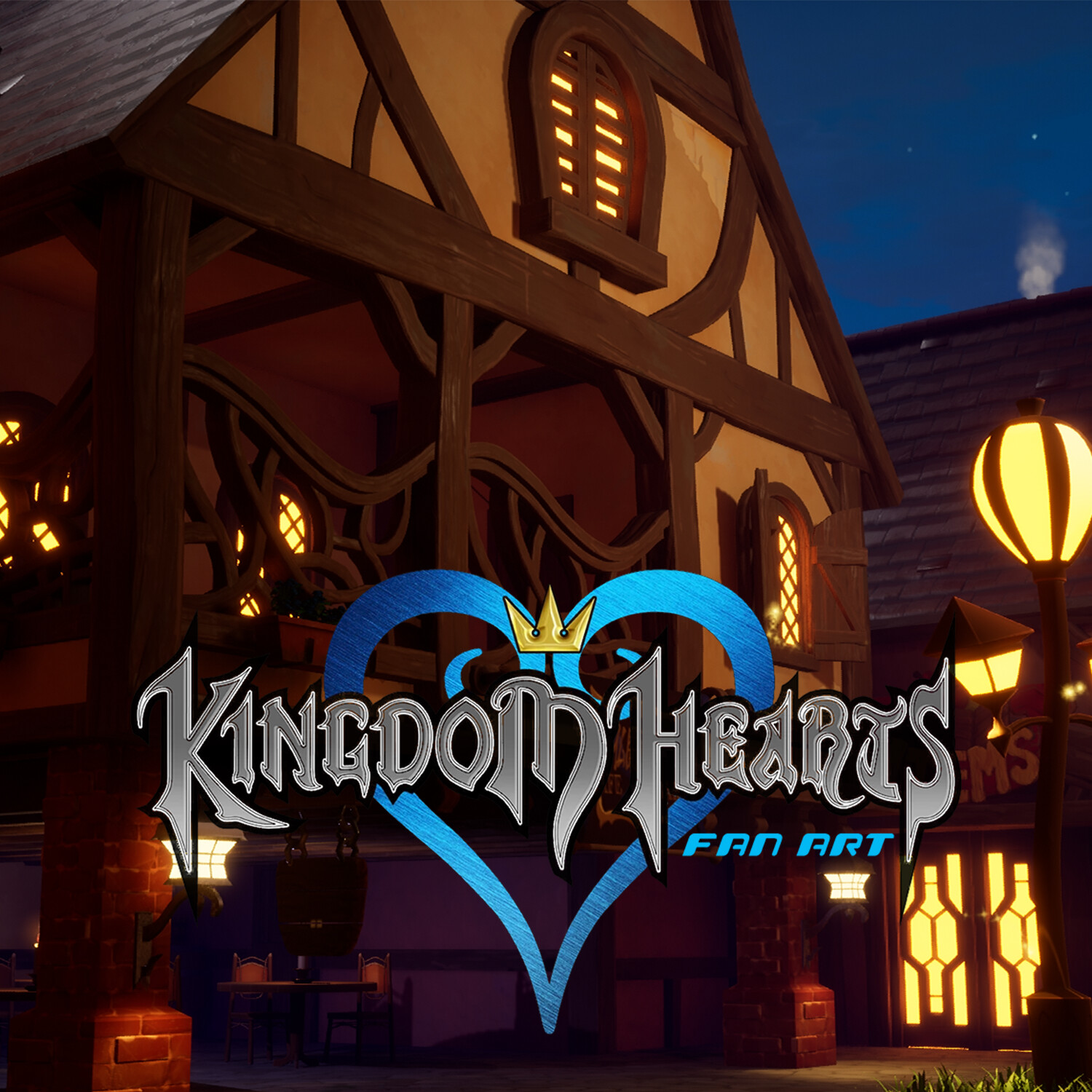 ArtStation - Kingdom Hearts FanArt Project District I