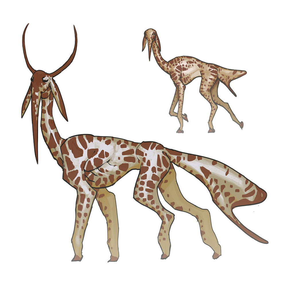 ArtStation - Creature design practice. Pack 2