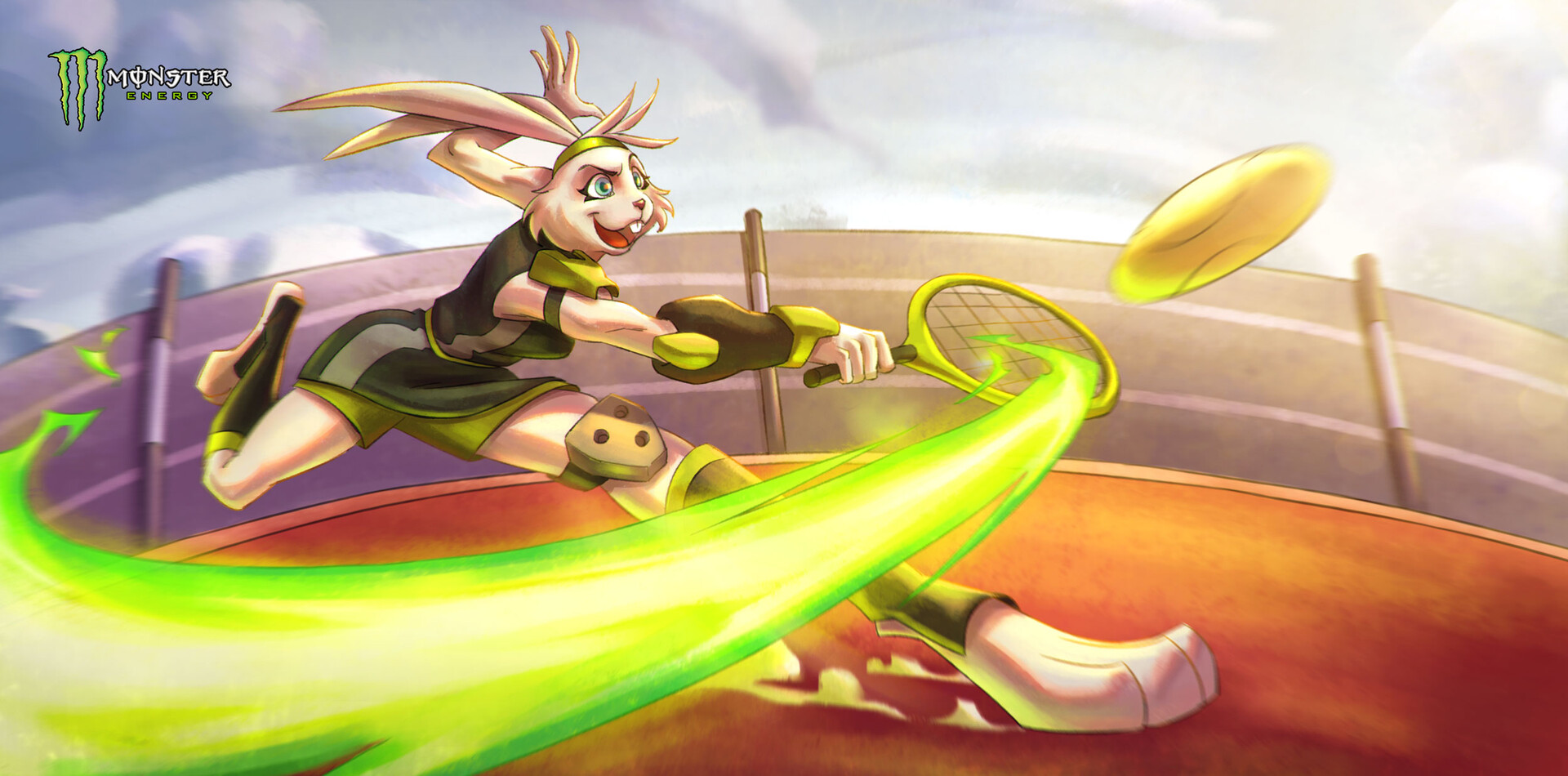 ArtStation - Monster Energy - Energy animals