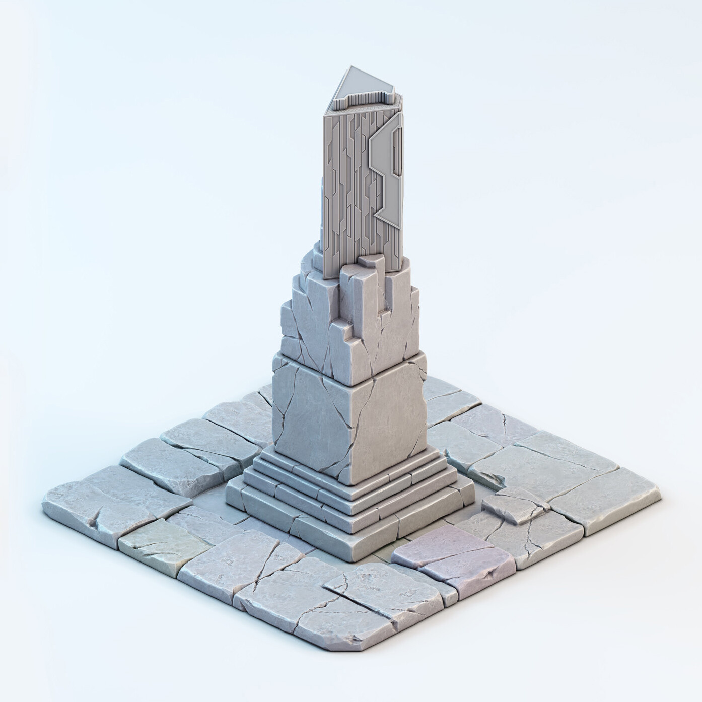 ArtStation - Stone Column