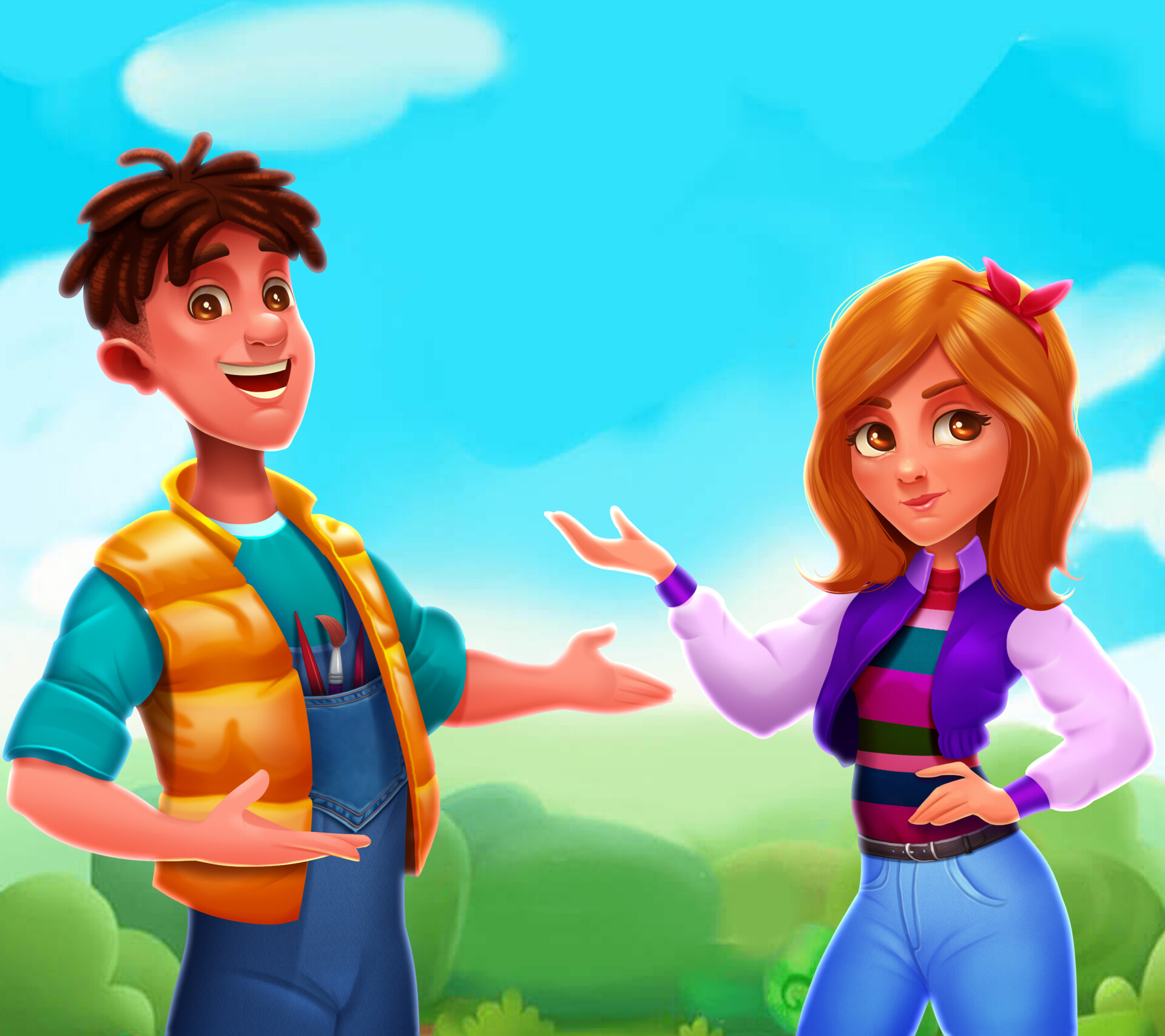 ArtStation - Color by Number: Coloring Game Characters