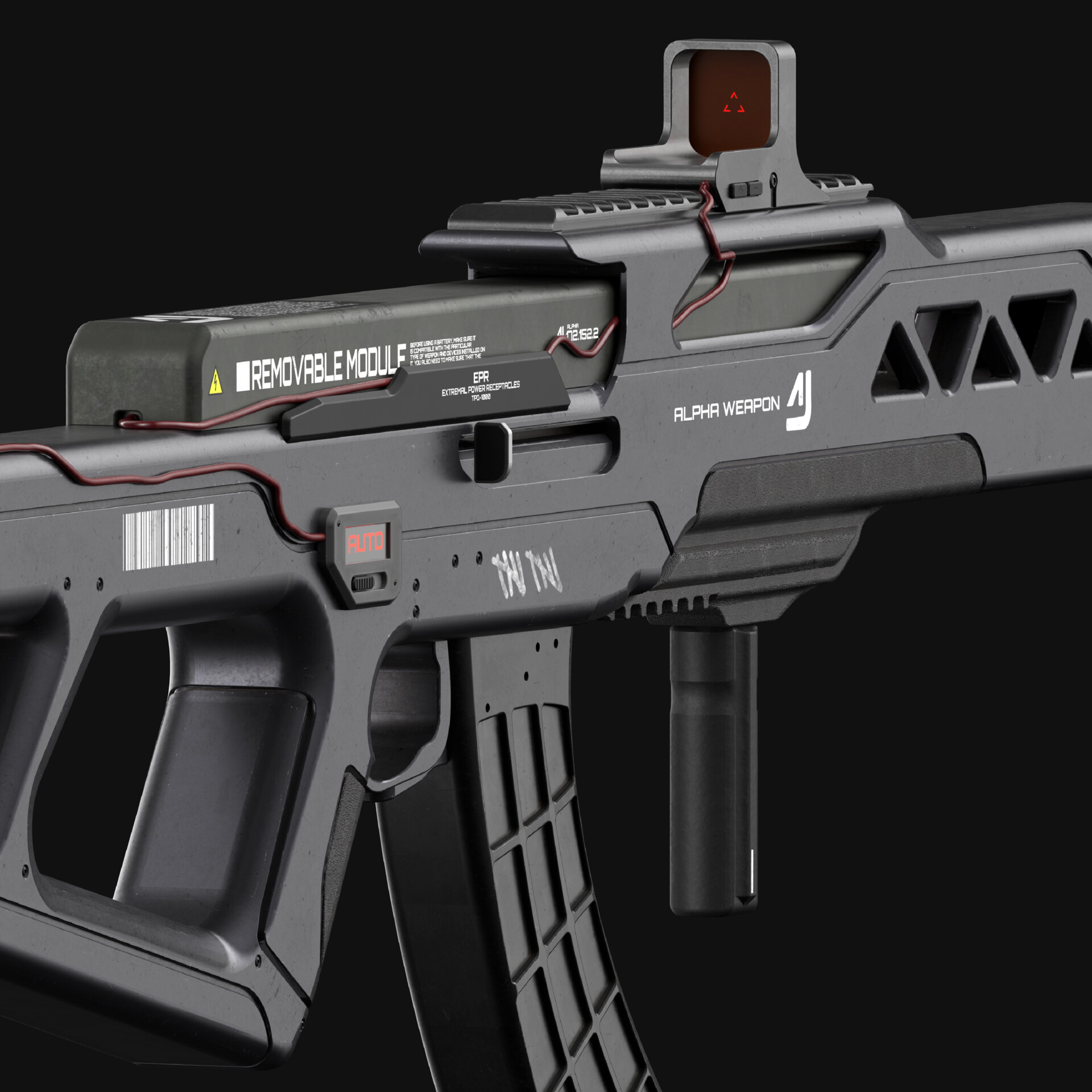 ArtStation - Assault Rifle - Alpha Weapon