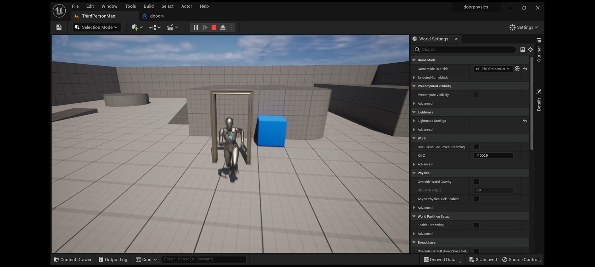 ArtStation - Physics door