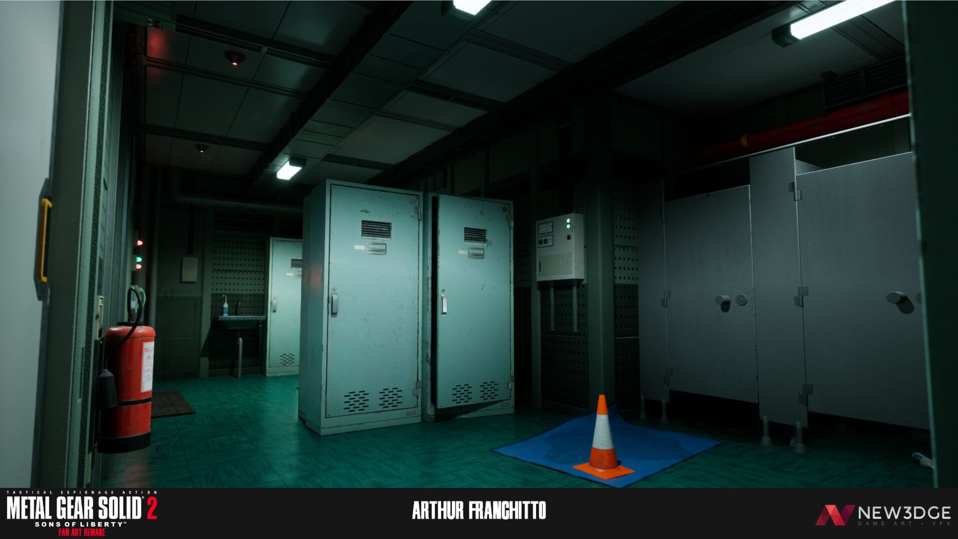 ArtStation - Locker Room Breakdown [UE5]