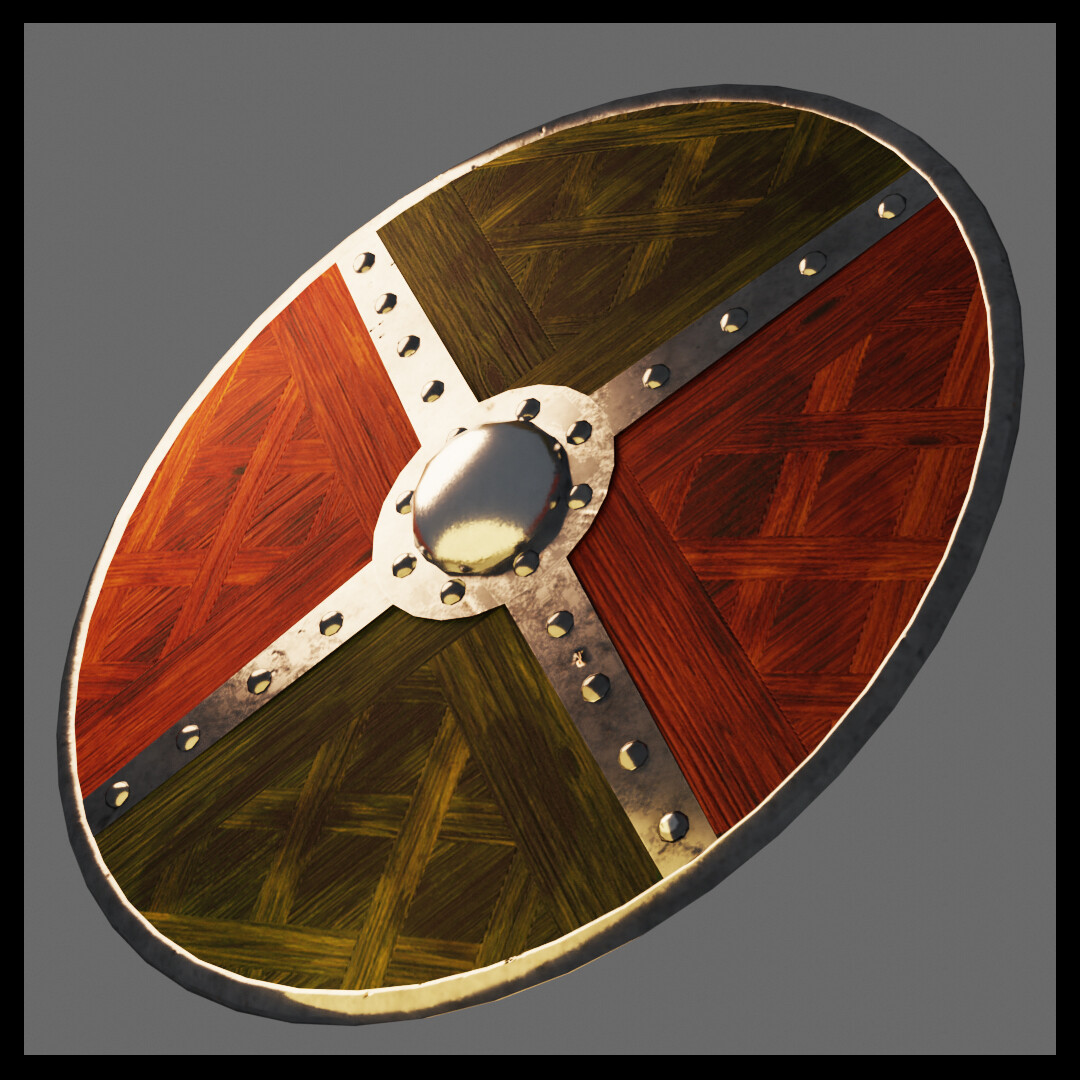 ArtStation - A Simple Round Shield.