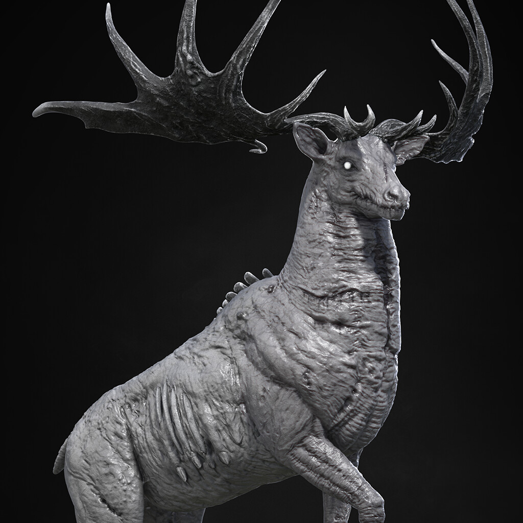 ArtStation - Giant Elk