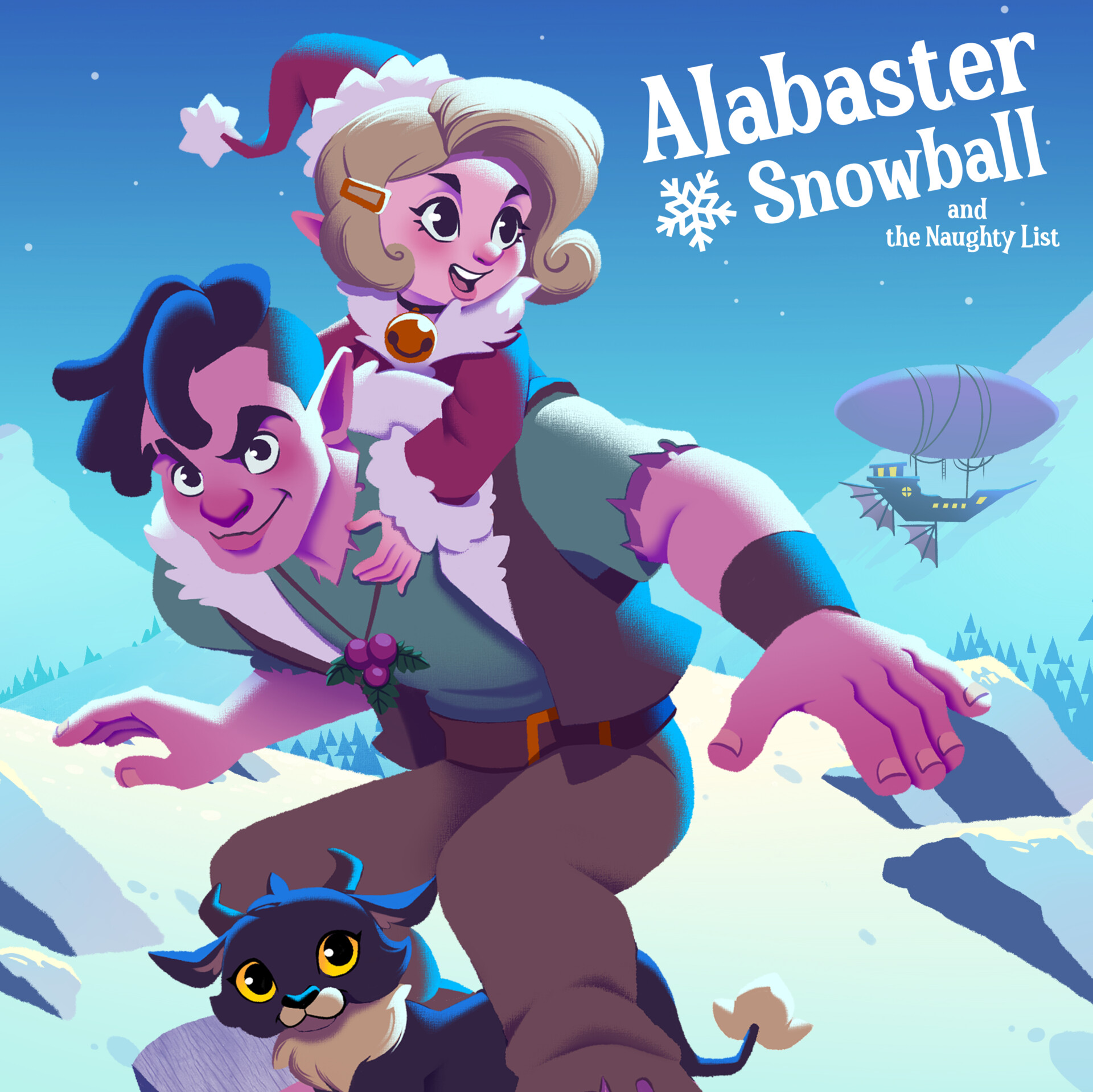 ArtStation - Allabaster Snowball- Book cover
